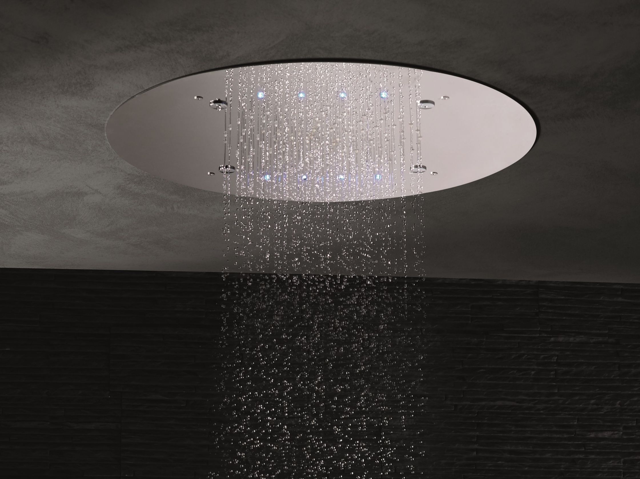 OVERHEAD SHOWERS FOR CHROMOTHERAPY | Ceiling mounted overhead shower ...