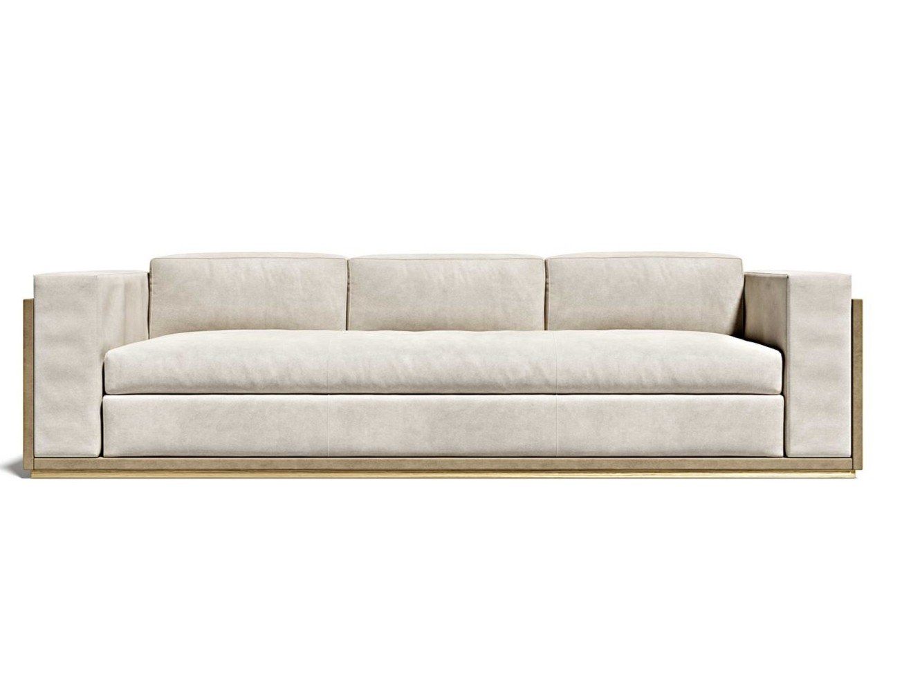 OVERLAND 3 seater upholstered leather sofa By Capital Collection ...