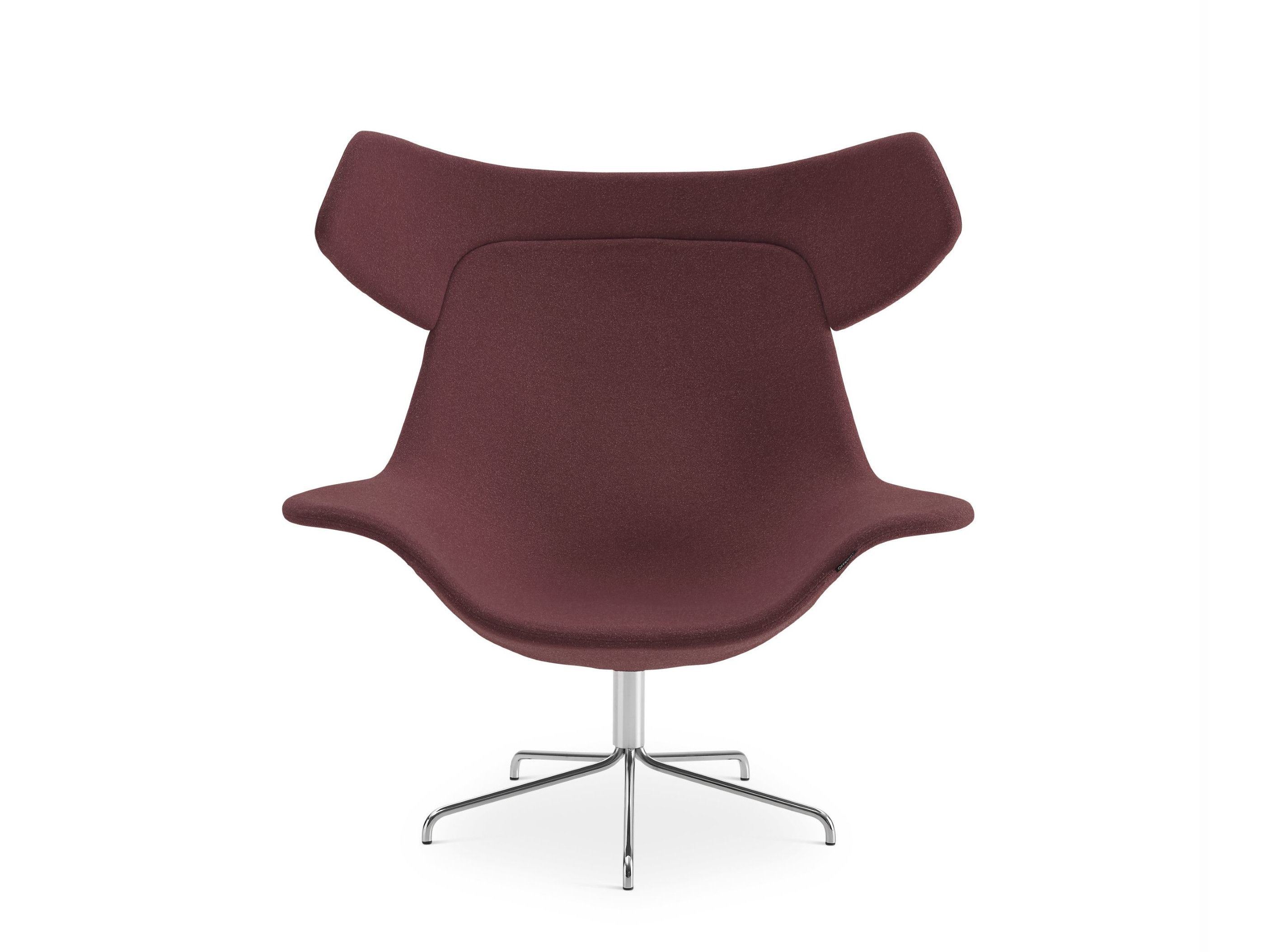 Easy chair with floor plate OYSTER HIGH By Offecct design Michael Sodeau