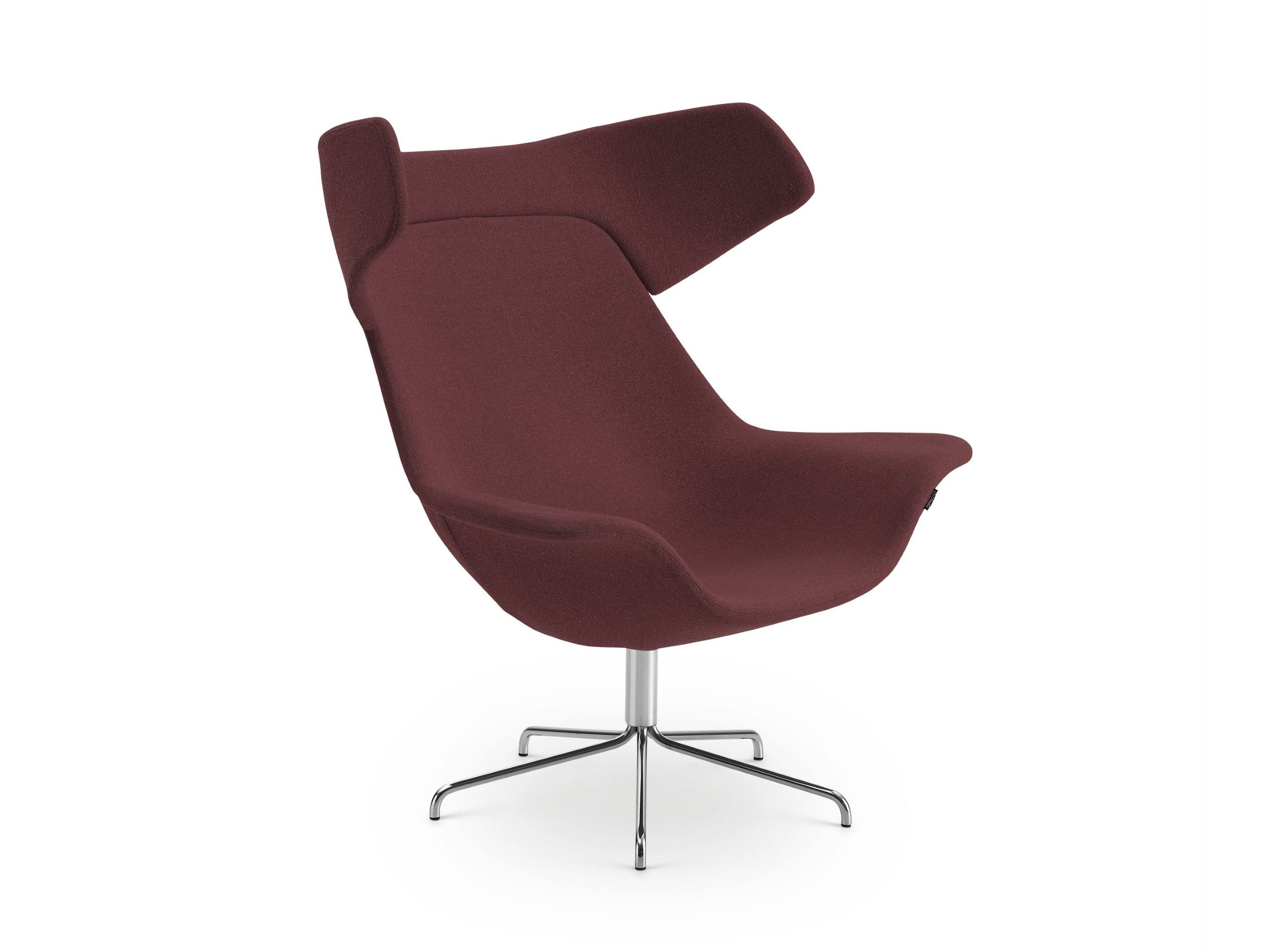 Easy chair with floor plate OYSTER HIGH By Offecct design Michael Sodeau