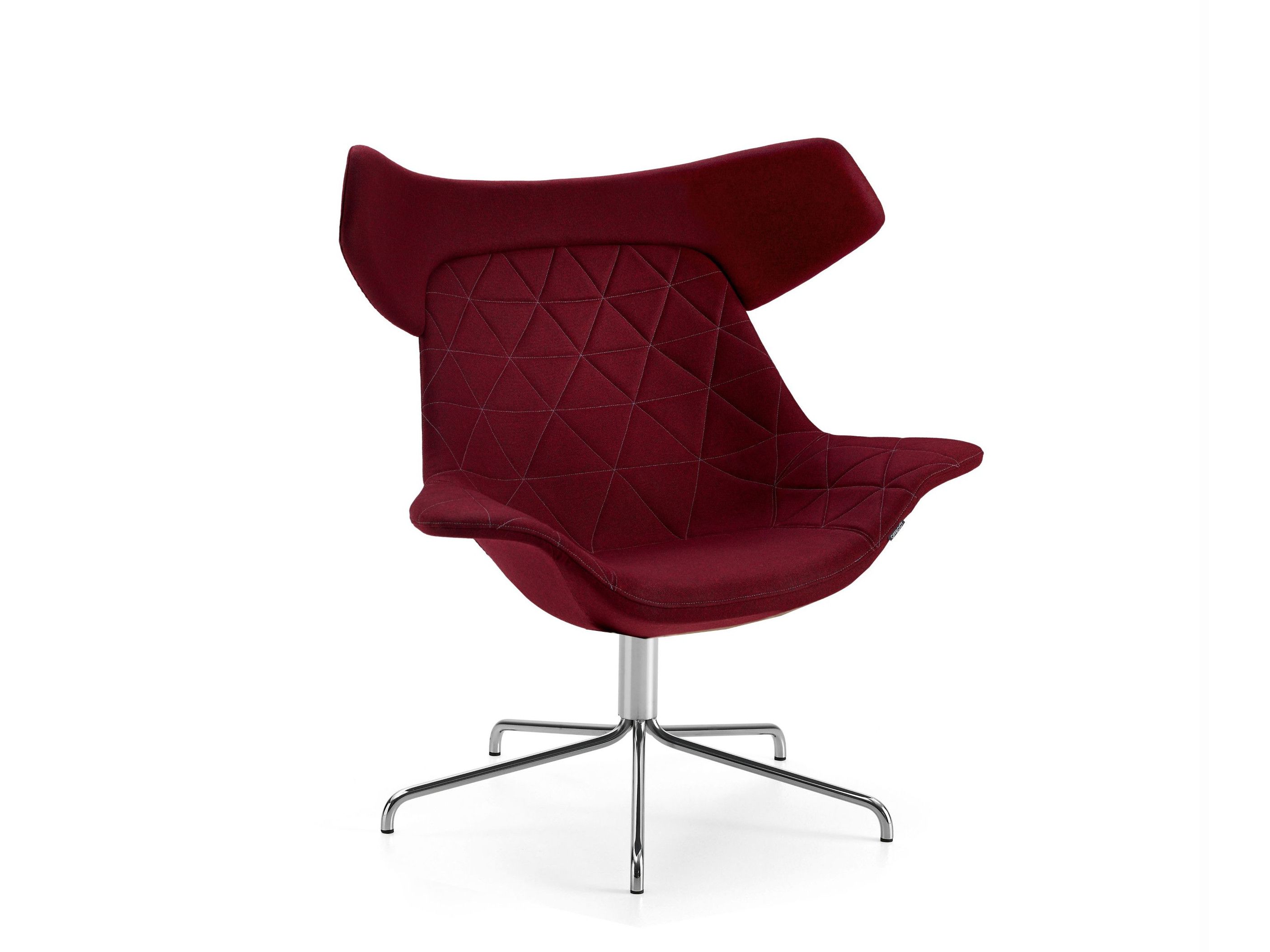 Easy chair with floor plate OYSTER HIGH By Offecct design Michael Sodeau