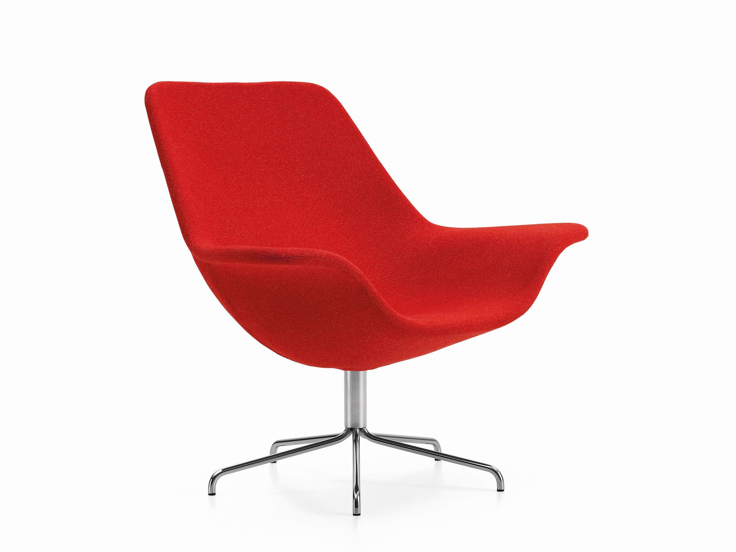 Easy chair with floor plate OYSTER LOW By Offecct design Michael Sodeau