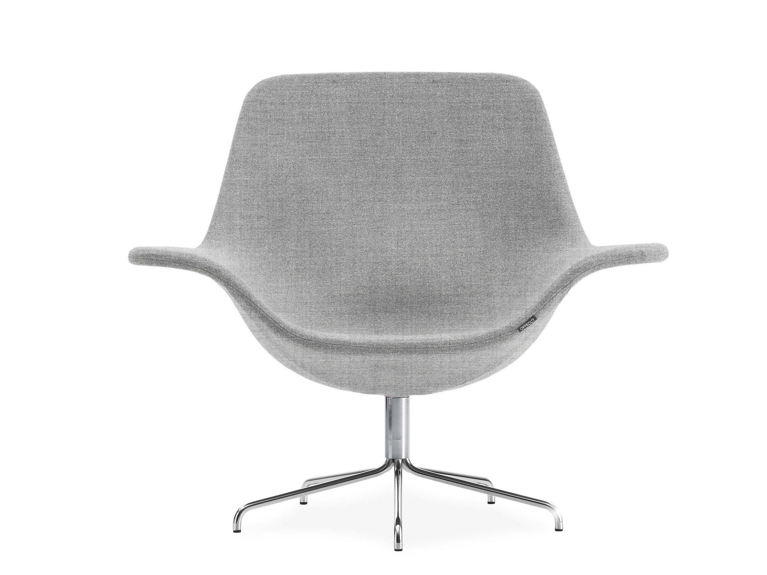 Easy chair with floor plate OYSTER LOW By Offecct design Michael Sodeau