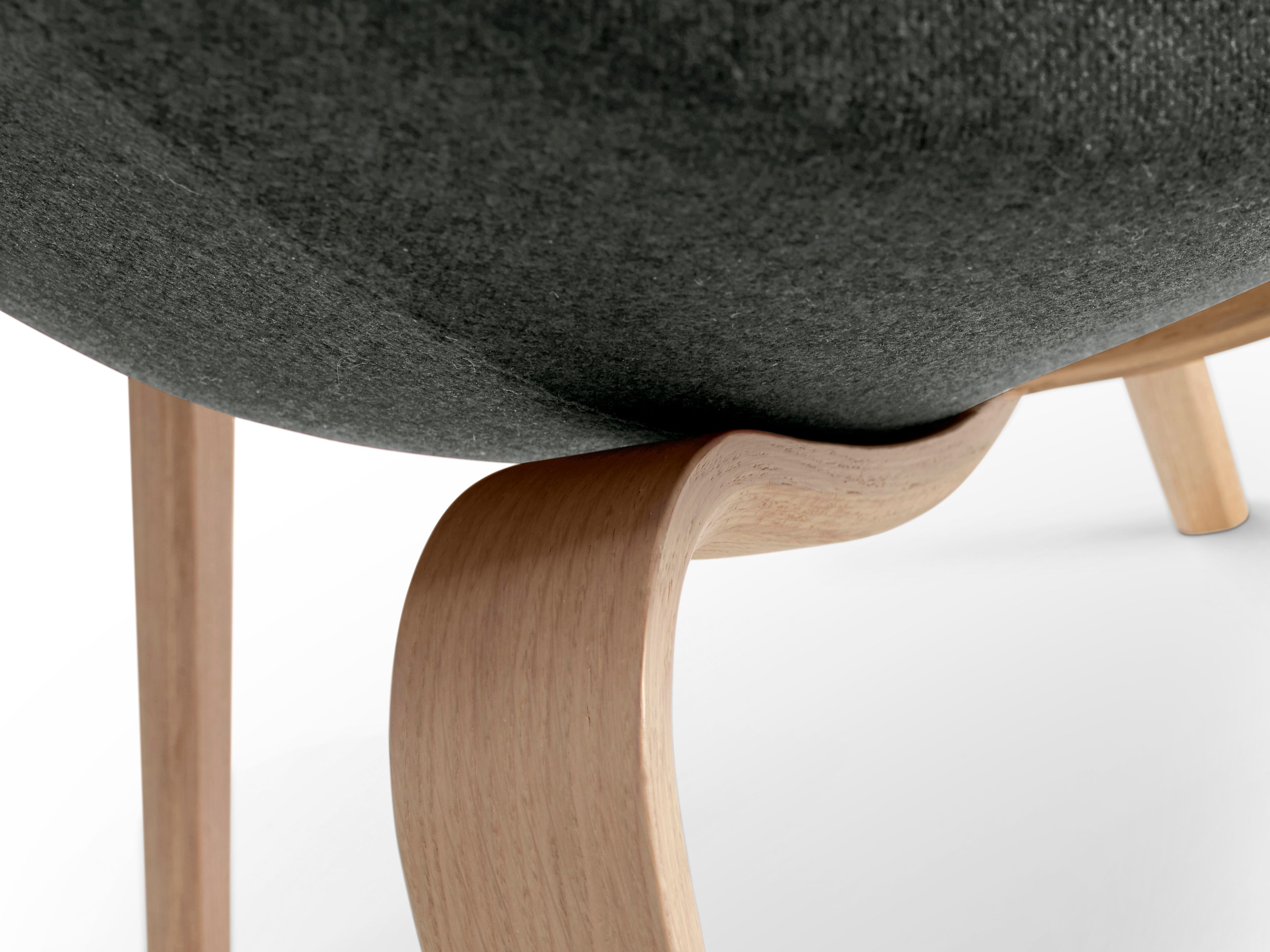 OYSTER WOOD HIGH Easy chair By Offecct | design Michael Sodeau