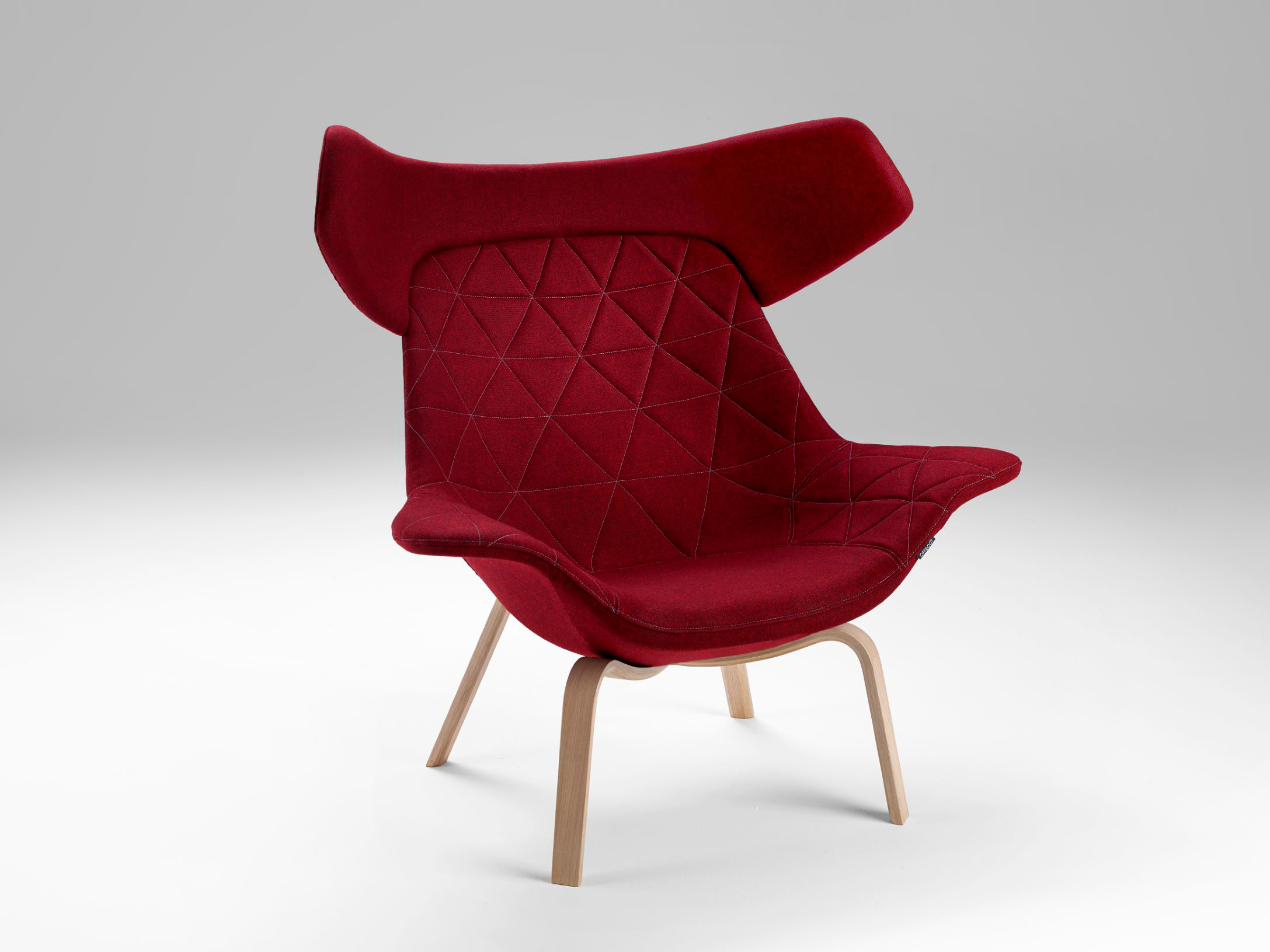 OYSTER WOOD HIGH Easy chair By Offecct | design Michael Sodeau