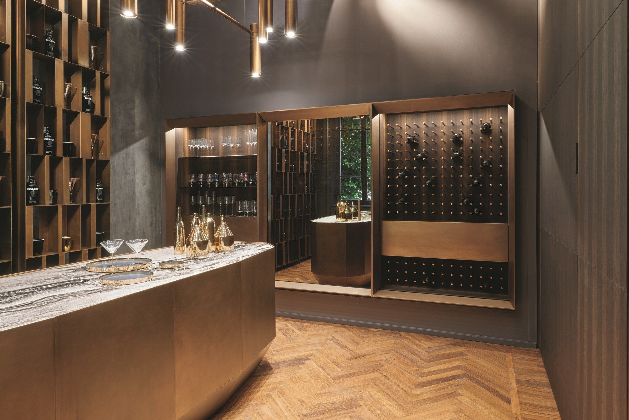 OZONE | Bar counter Ozone Collection By Henge design Massimo Castagna