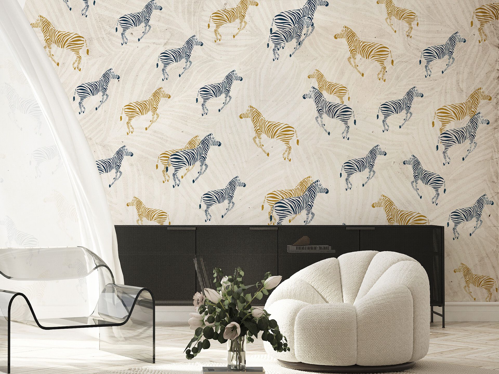ZEBRA PATTERN Wallpaper By Officinarkitettura®