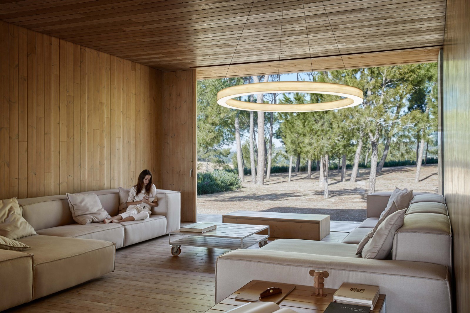 OH! LINE Handmade wood veneer pendant lamp By LZF | design Burkhard ...