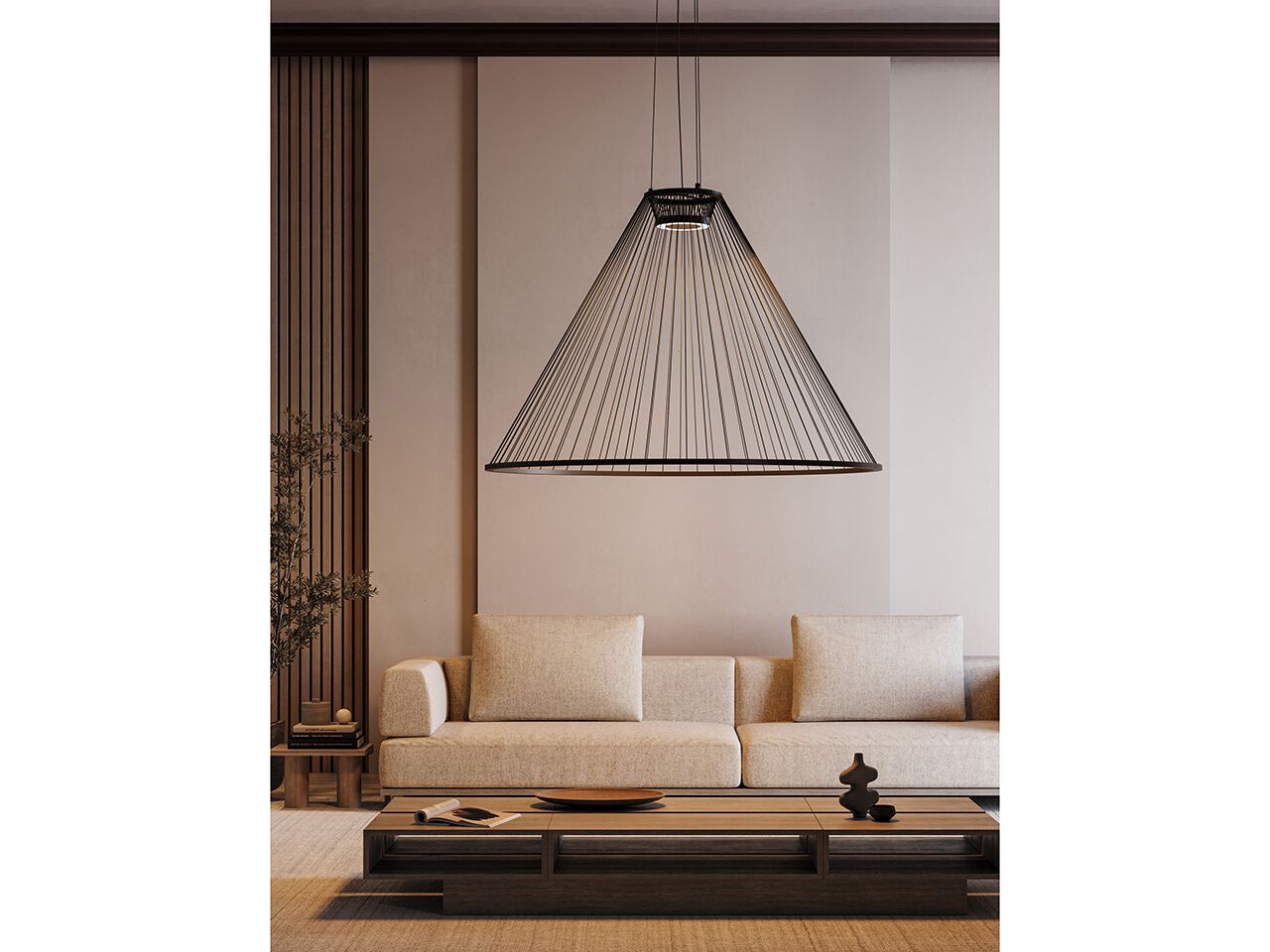 MEDUSA LED rope pendant lamp By Olé Lighting