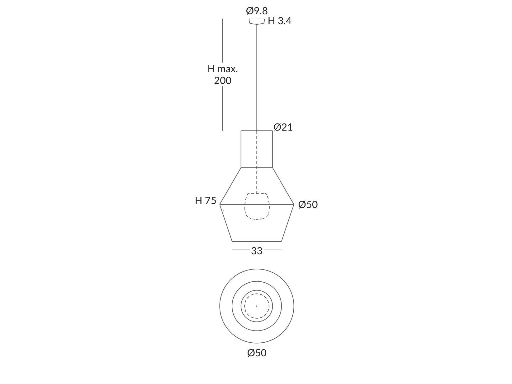 TINA Outdoor pendant lamp By Ole! Lighting