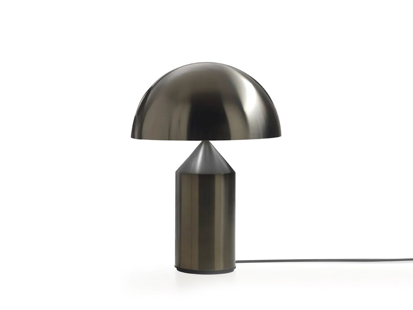 ATOLLO NICKEL Table lamp By Oluce | design Vico Magistretti