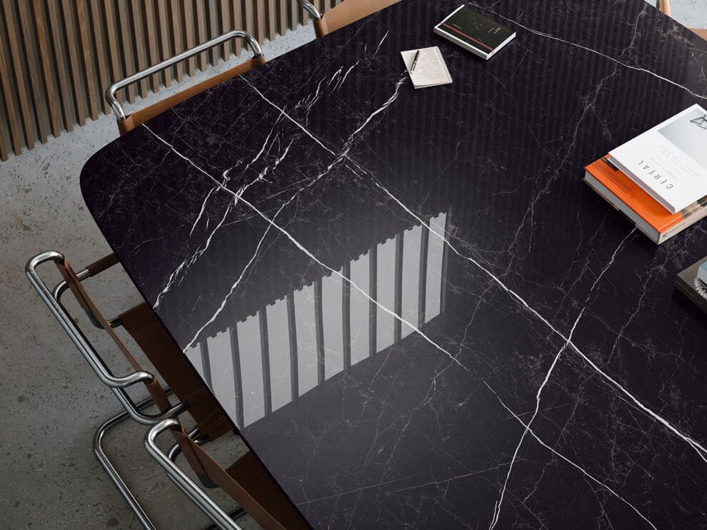 BLACK MARQUINIA Wall tiles By Optimum Surfaces