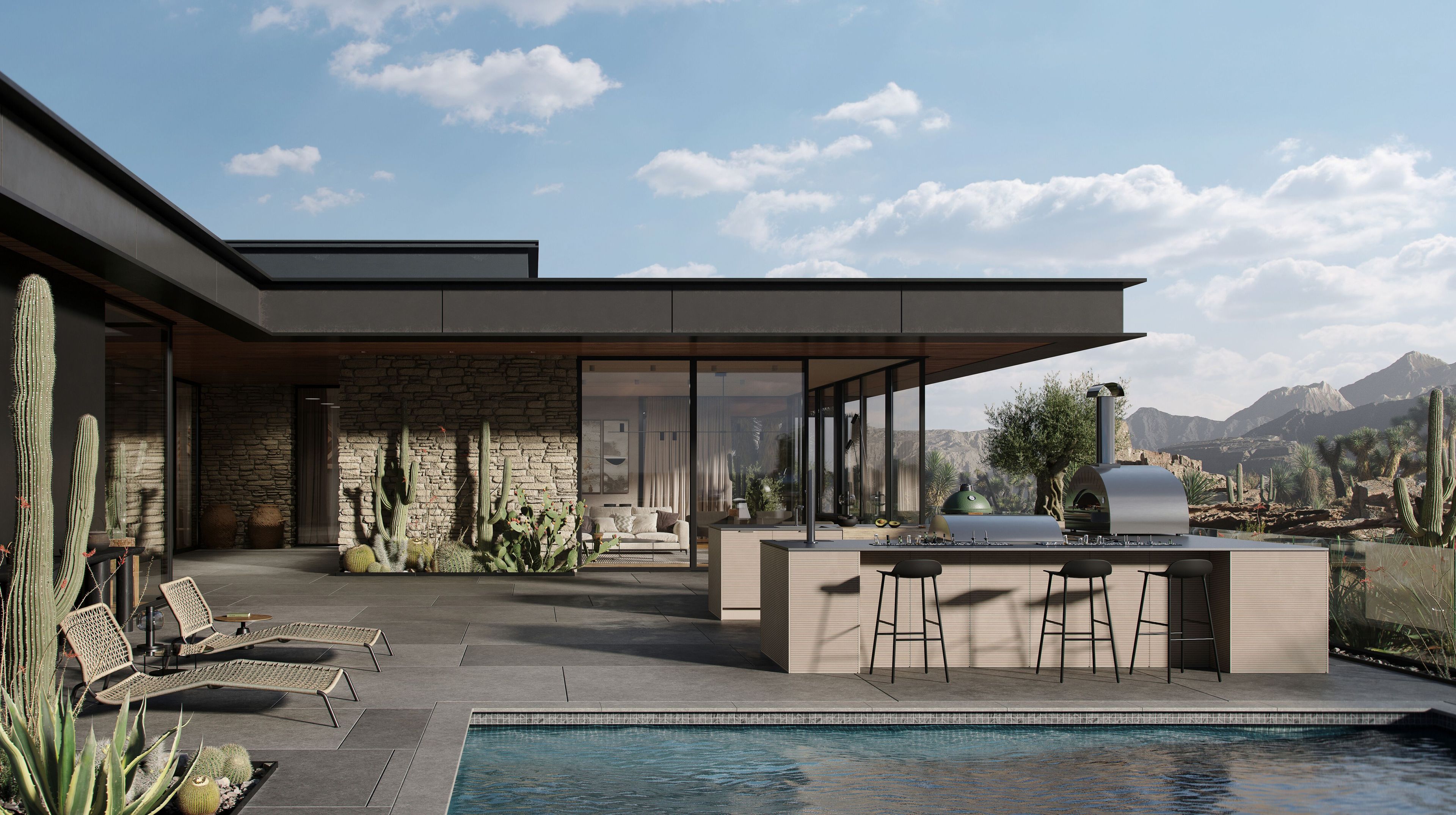 OASIS IN THE DESERT 户外厨房 By Outopia