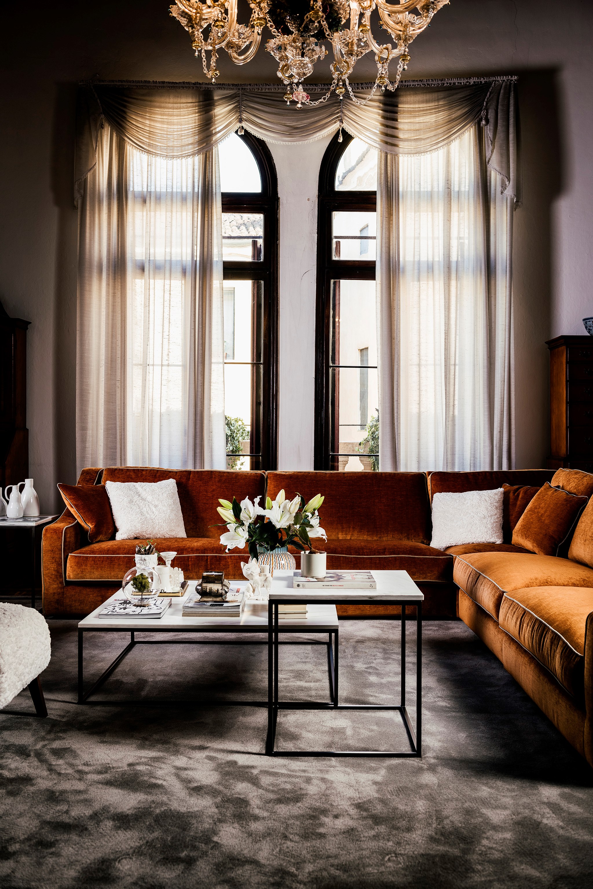 PABLO | Rectangular coffee table By Black Tie design Pier Luigi Frighetto