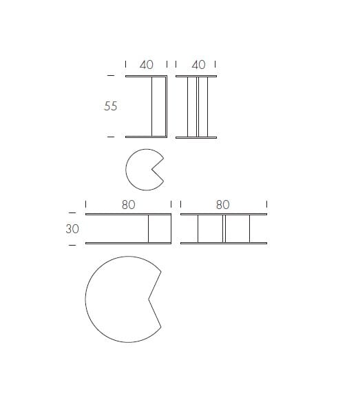 PACMAN Столик By Tonin Casa