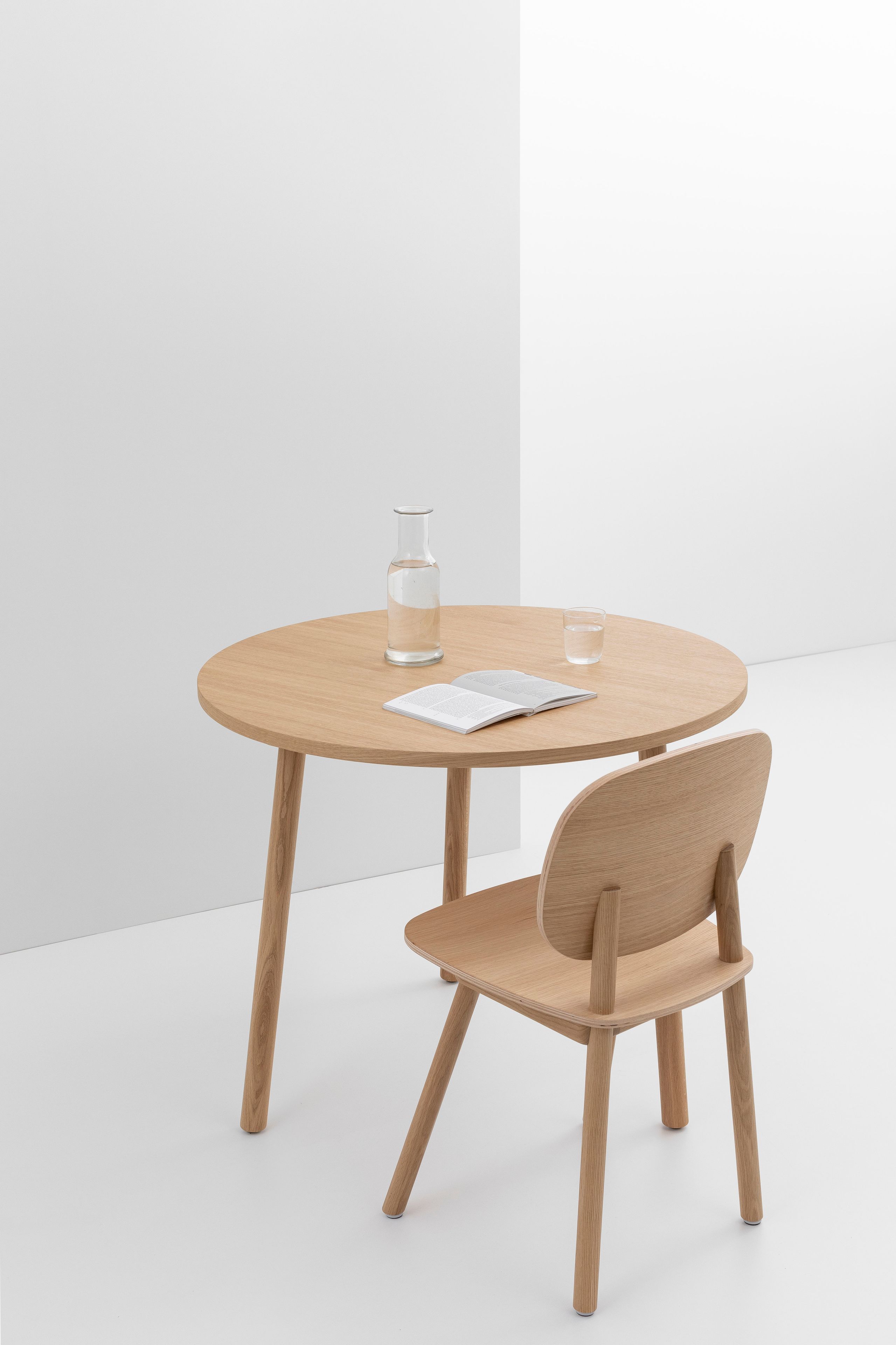 PADDLE Wooden chair By CRUSO | design Benoît Deneufbourg