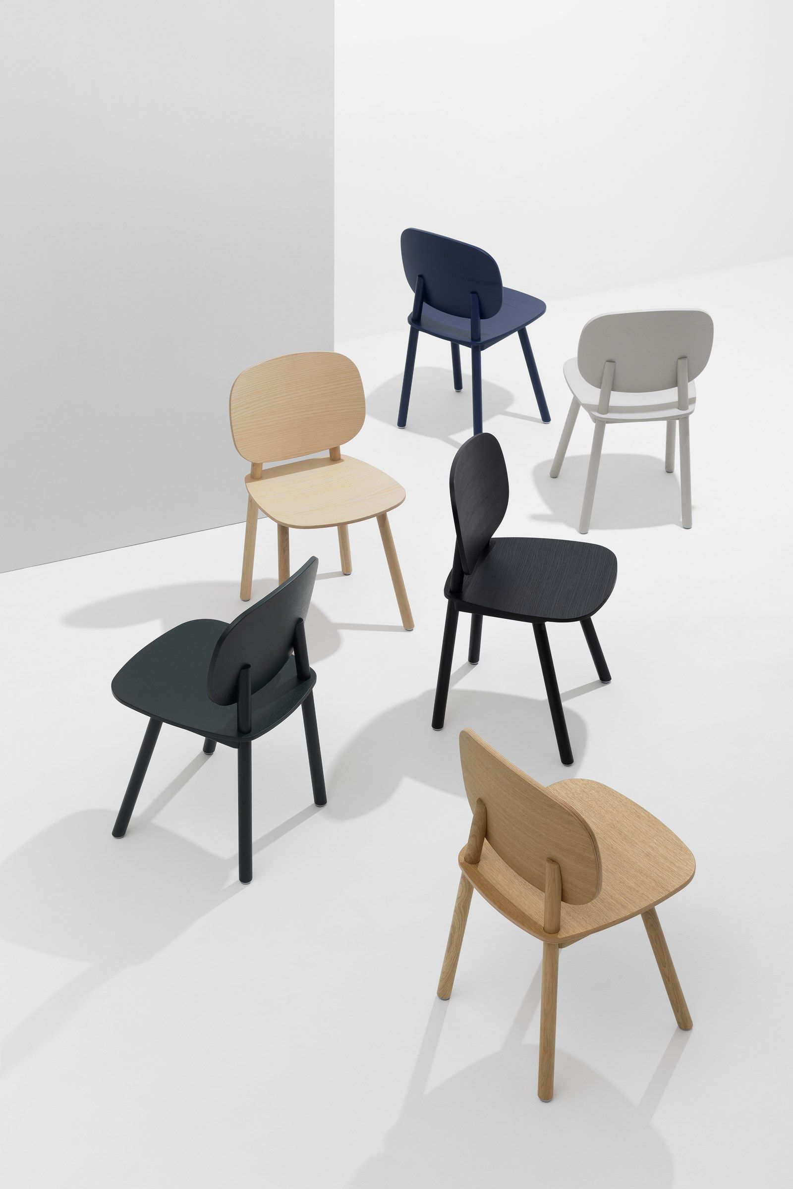 PADDLE Wooden chair By CRUSO | design Benoît Deneufbourg