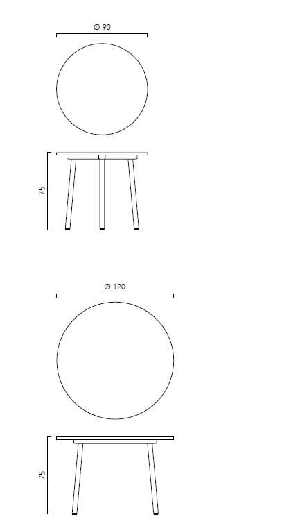 PADDLE | Round table PADDLE Collection By CRUSO design Benoît Deneufbourg