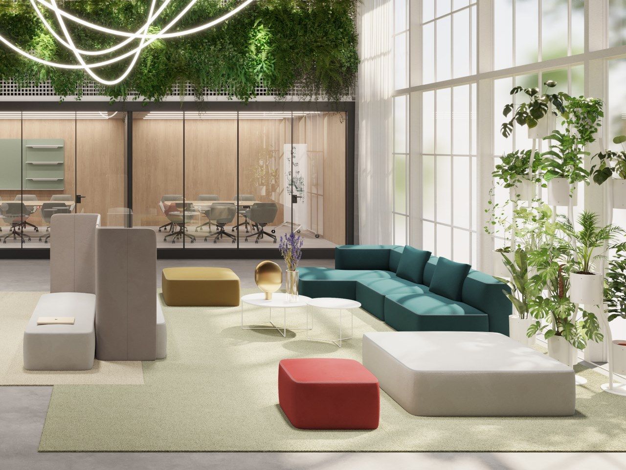 Modular sofa PADS SOFA By Brunner design Jehs+Laub