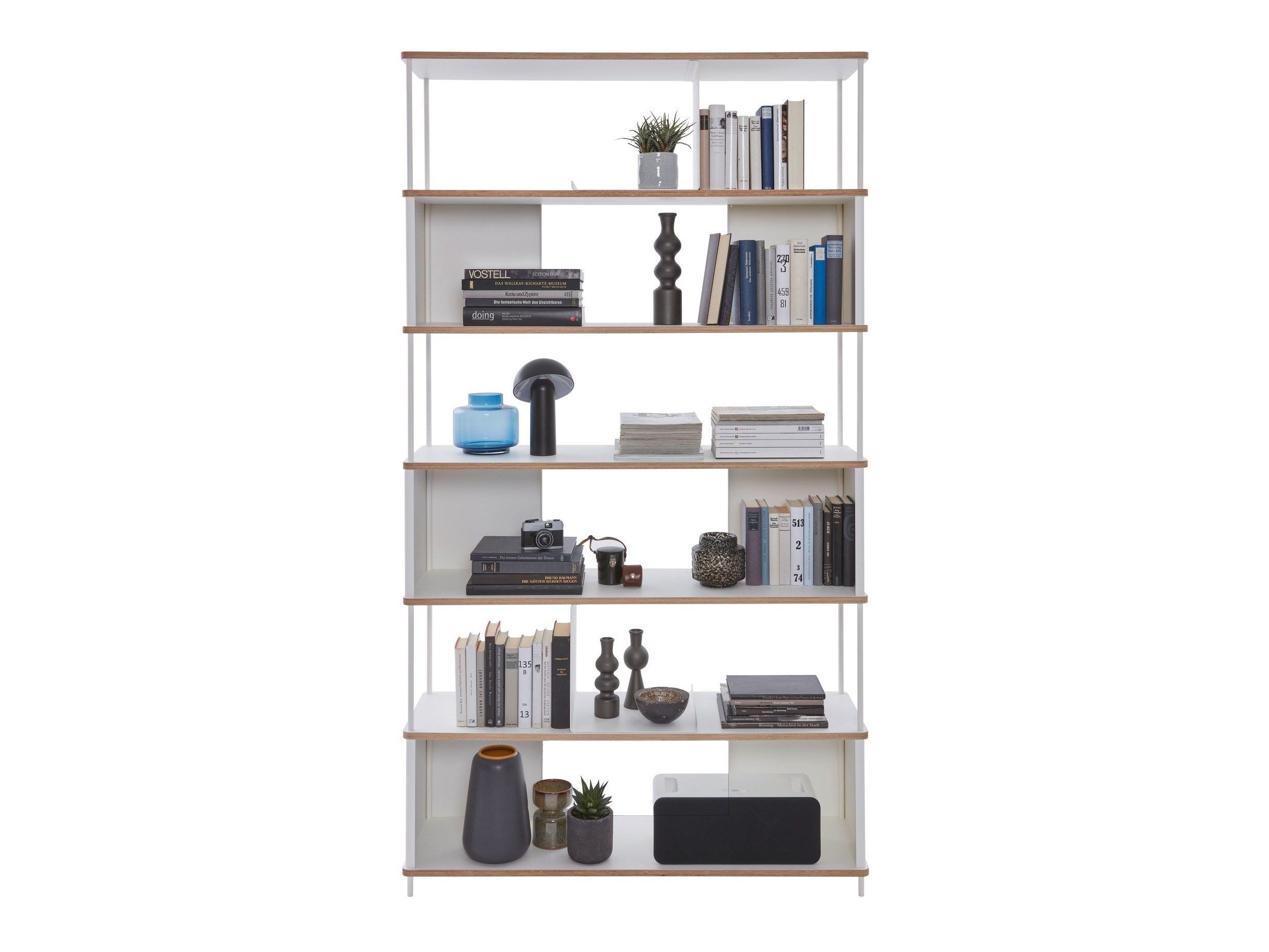 Open modular plywood bookcase PAL By Müller Small Living design Enzo ...