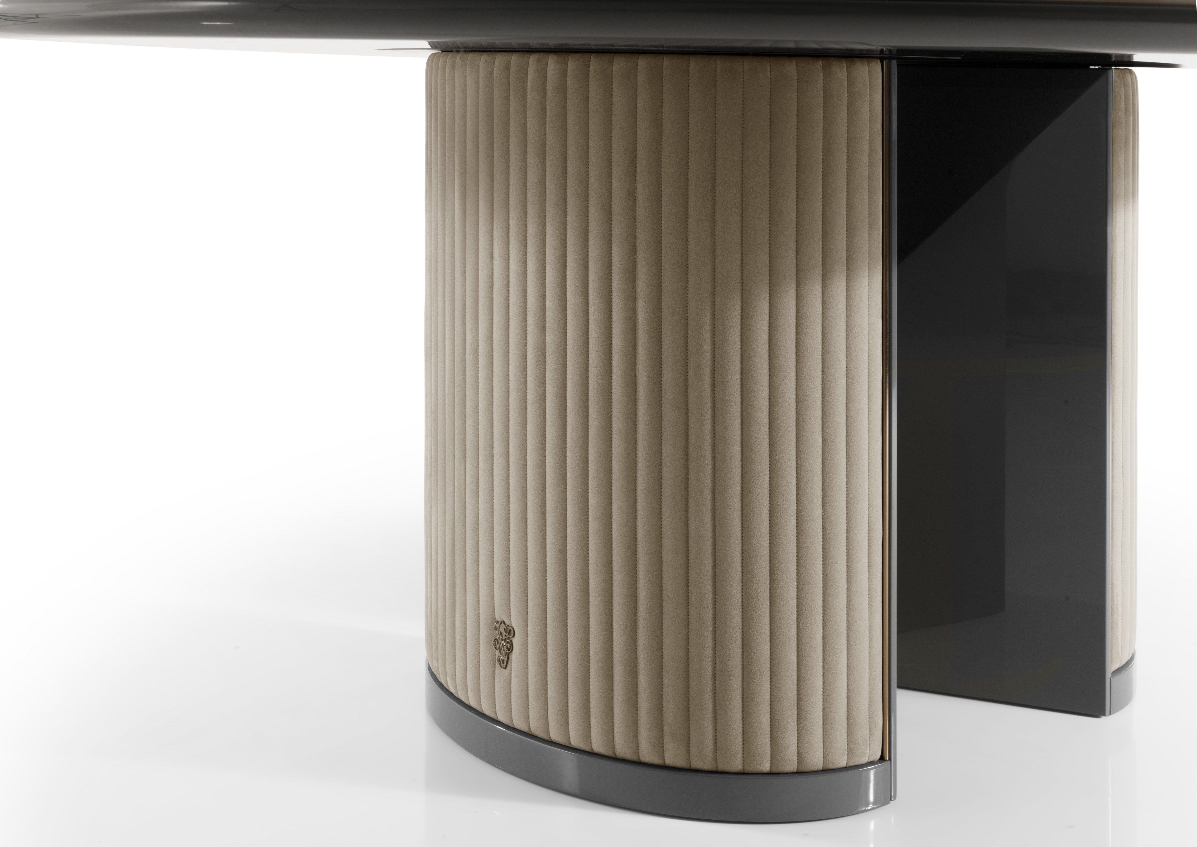 STARLIGHT Round marble table with Lazy Susan By Visionnaire | design ...