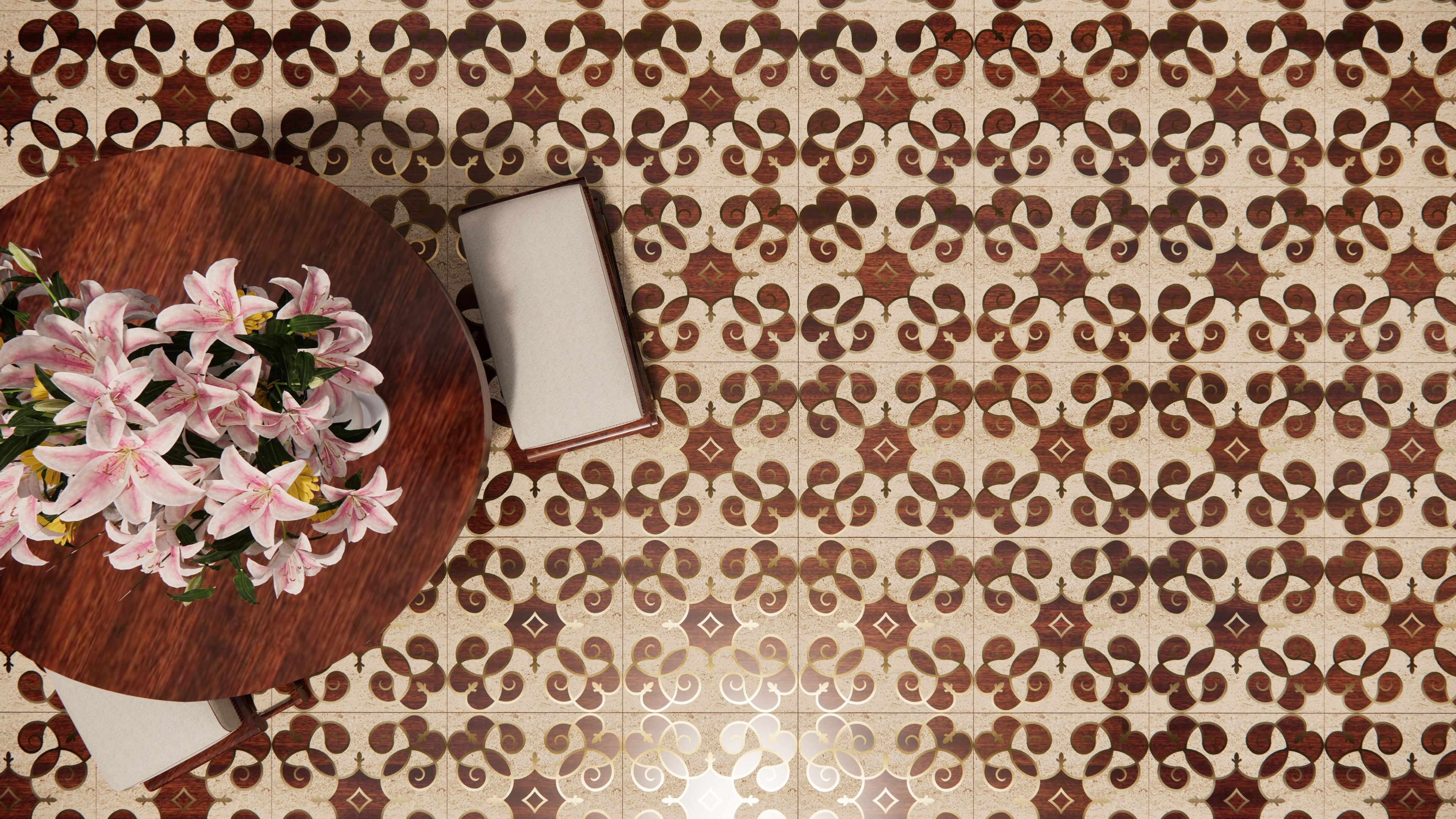 PALACIO Floor / wall tiles in natural stone and wood By Orvi