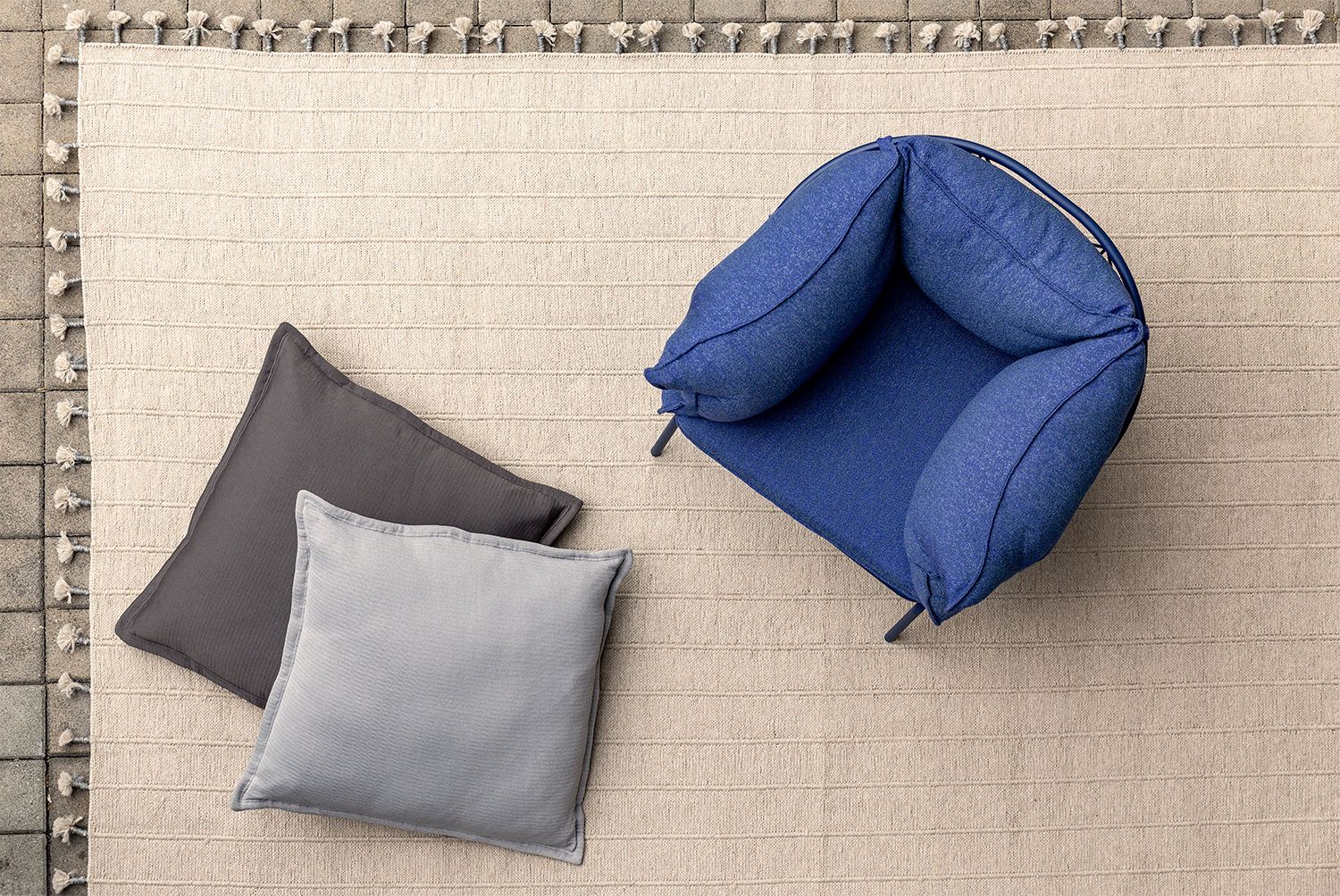 Tappeto fatto a mano in fibra sintetica per esterni PALAU By Warli ...