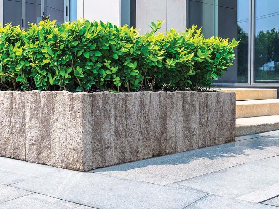 Stone Element for perimeter enclosure PALISADE BAGA Landscape ...