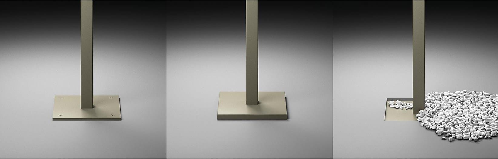 LED steel garden lamp post PALO ALTO By Vibia design Josep Lluís Xuclà