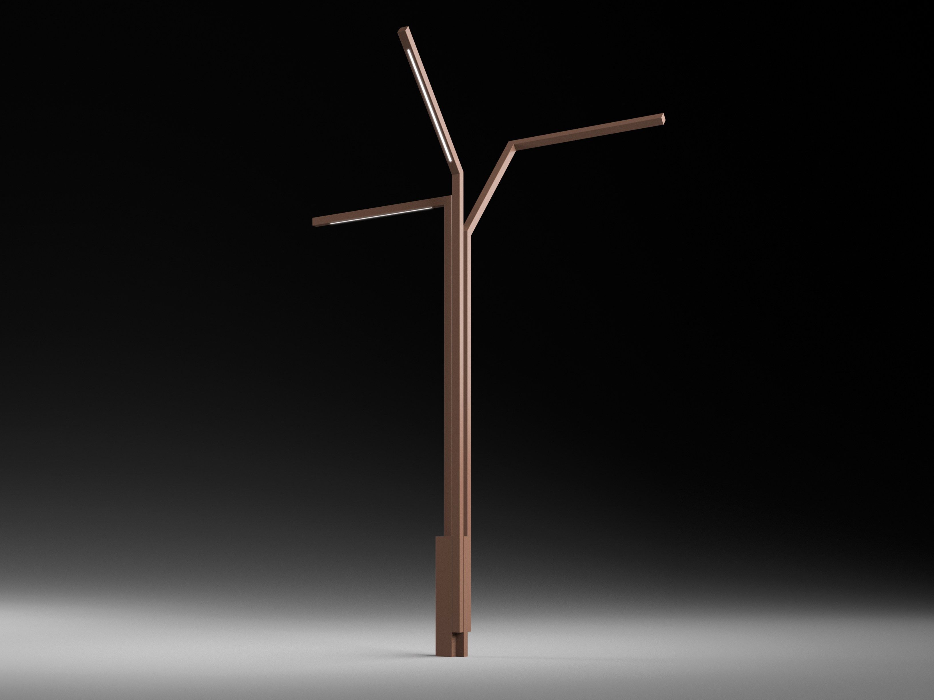 LED steel garden lamp post PALO ALTO By Vibia design Josep Lluís Xuclà