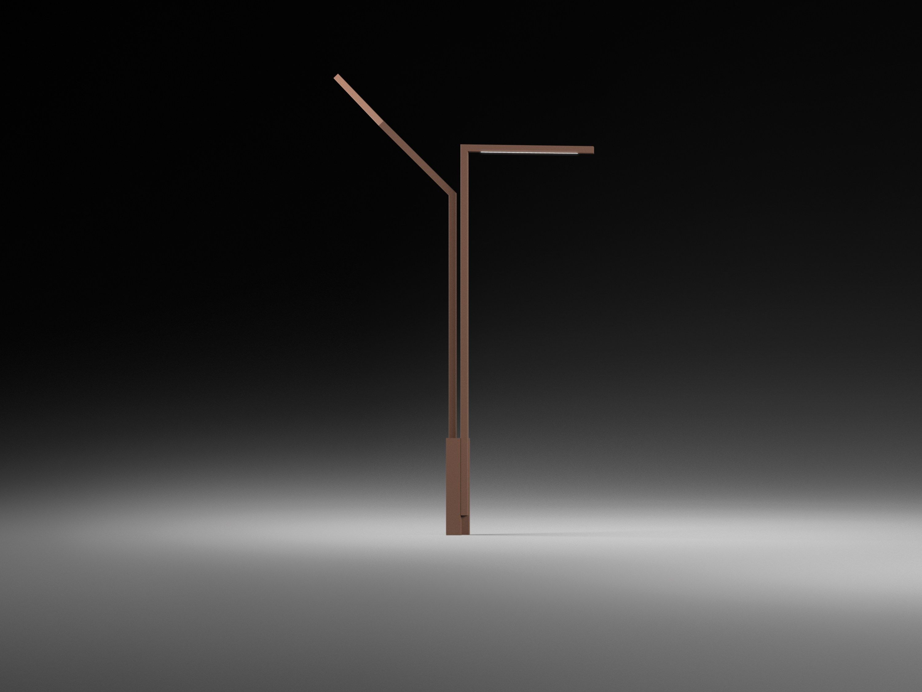 LED steel garden lamp post PALO ALTO By Vibia design Josep Lluís Xuclà