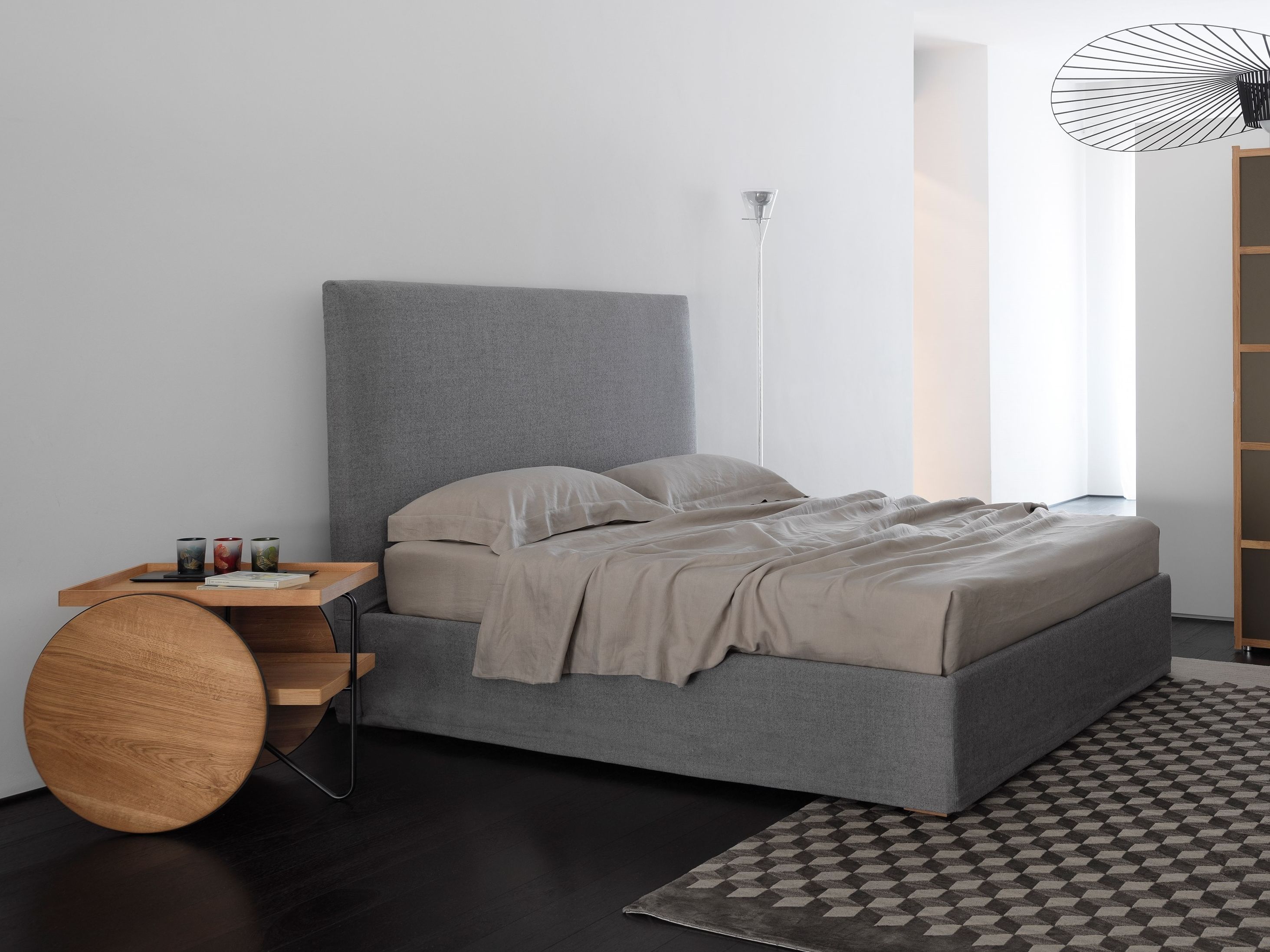 PANAREA Bed with high headboard By Casamania & Horm