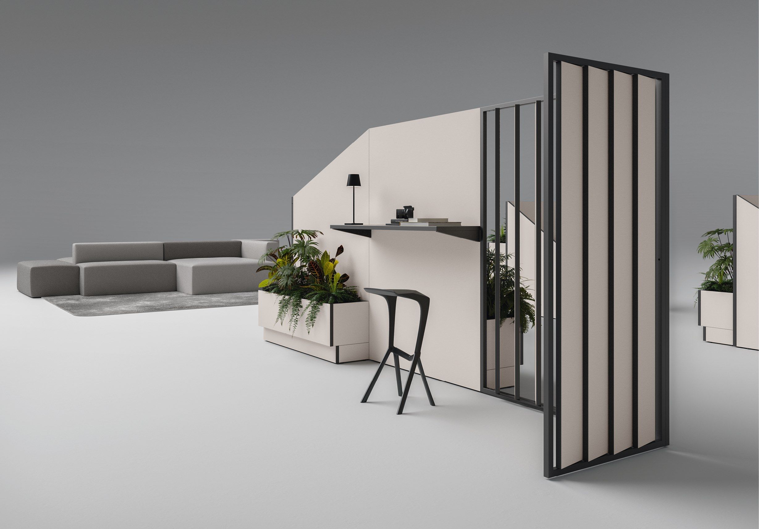 PANORAMA Office booth By FANTONI | design UNStudio