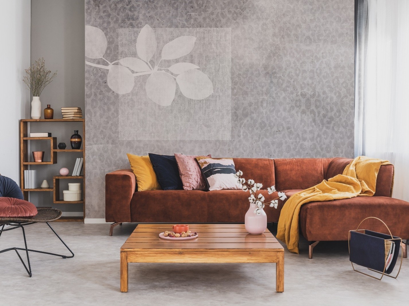 PANTHER PATTERN Blumen- Tapete By Studijo | design Josipa Maras