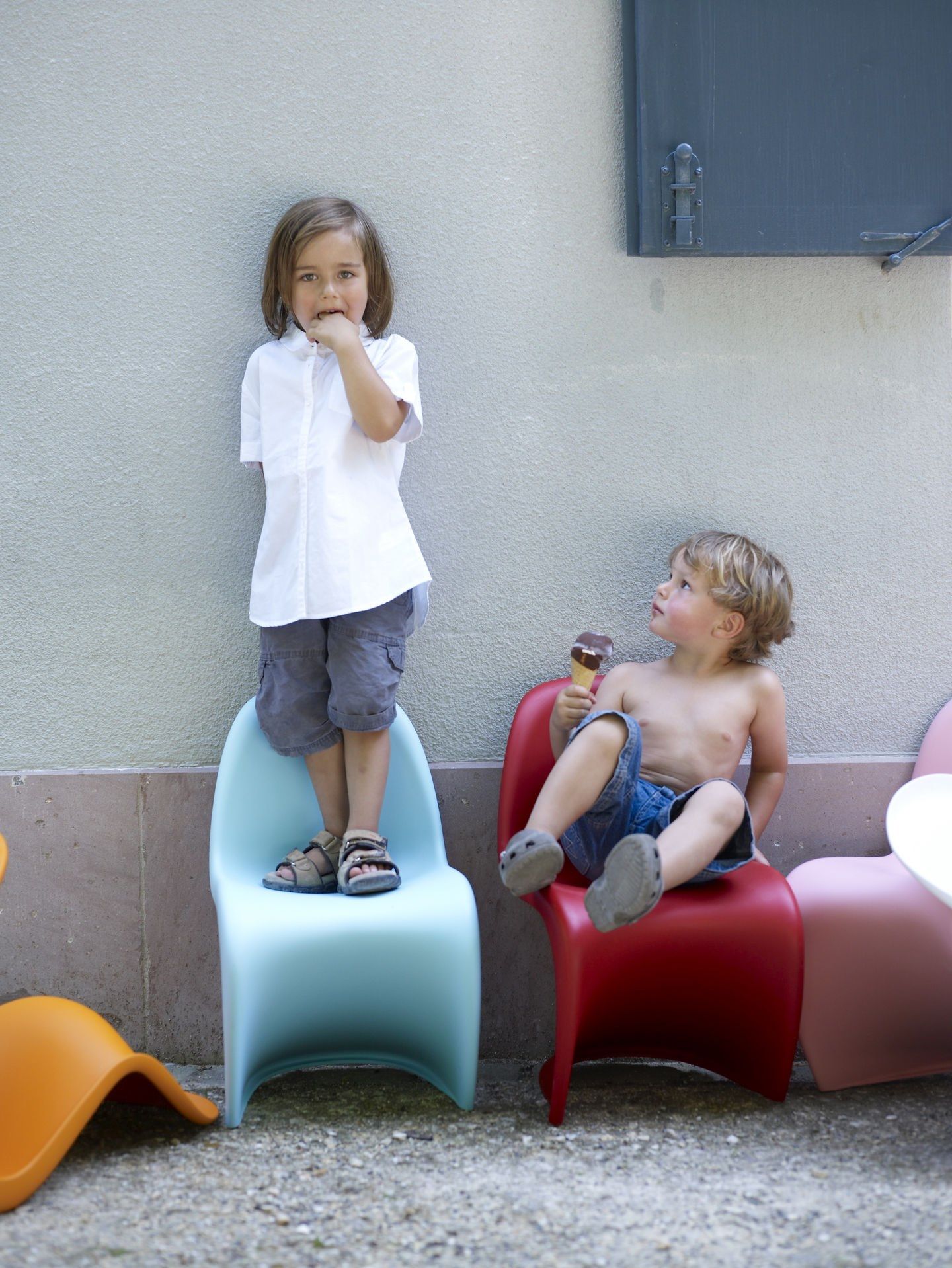 PANTON JUNIOR Polypropylene kids chair By Vitra | design Verner Panton