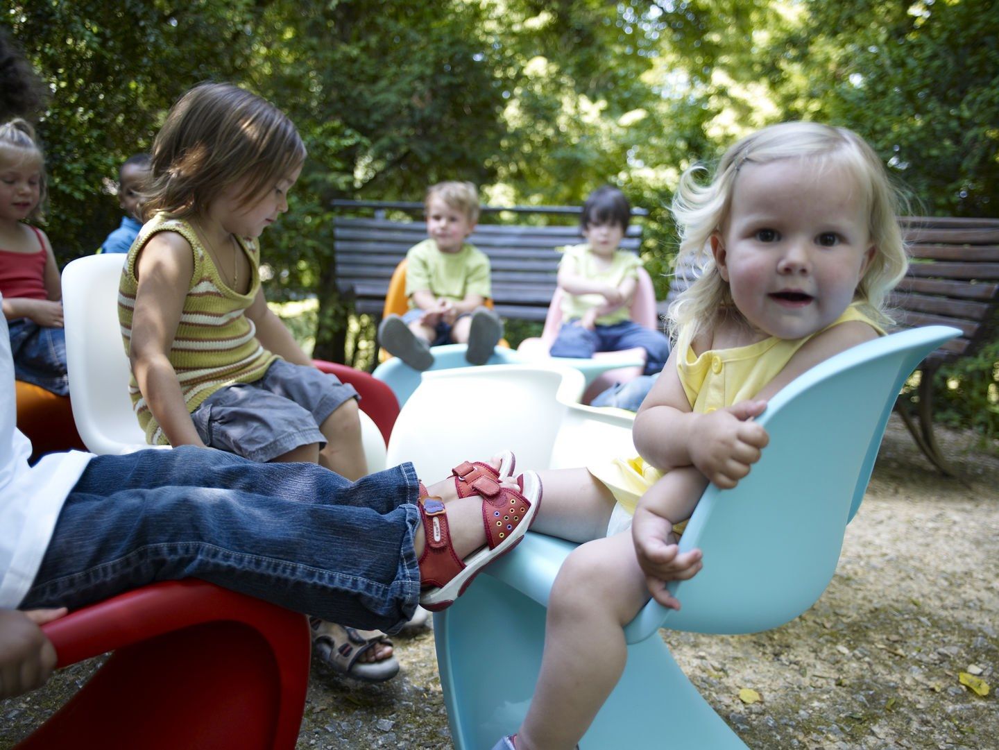 PANTON JUNIOR Polypropylene kids chair By Vitra | design Verner Panton