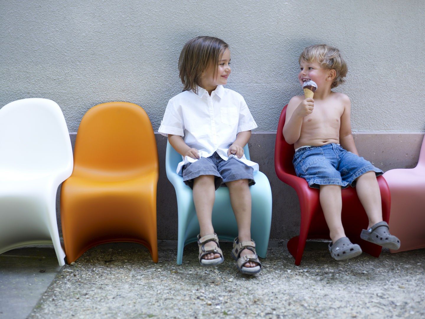 PANTON JUNIOR Polypropylene kids chair By Vitra | design Verner Panton