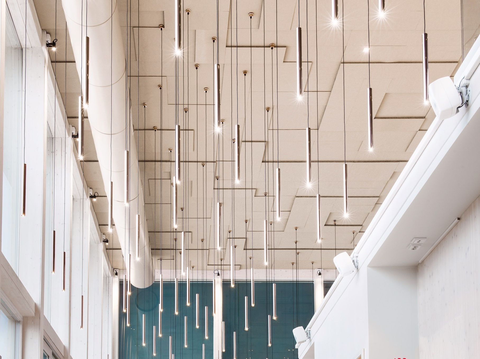 Acoustic rock wool ceiling panels PARAFON STEP By LINK industries