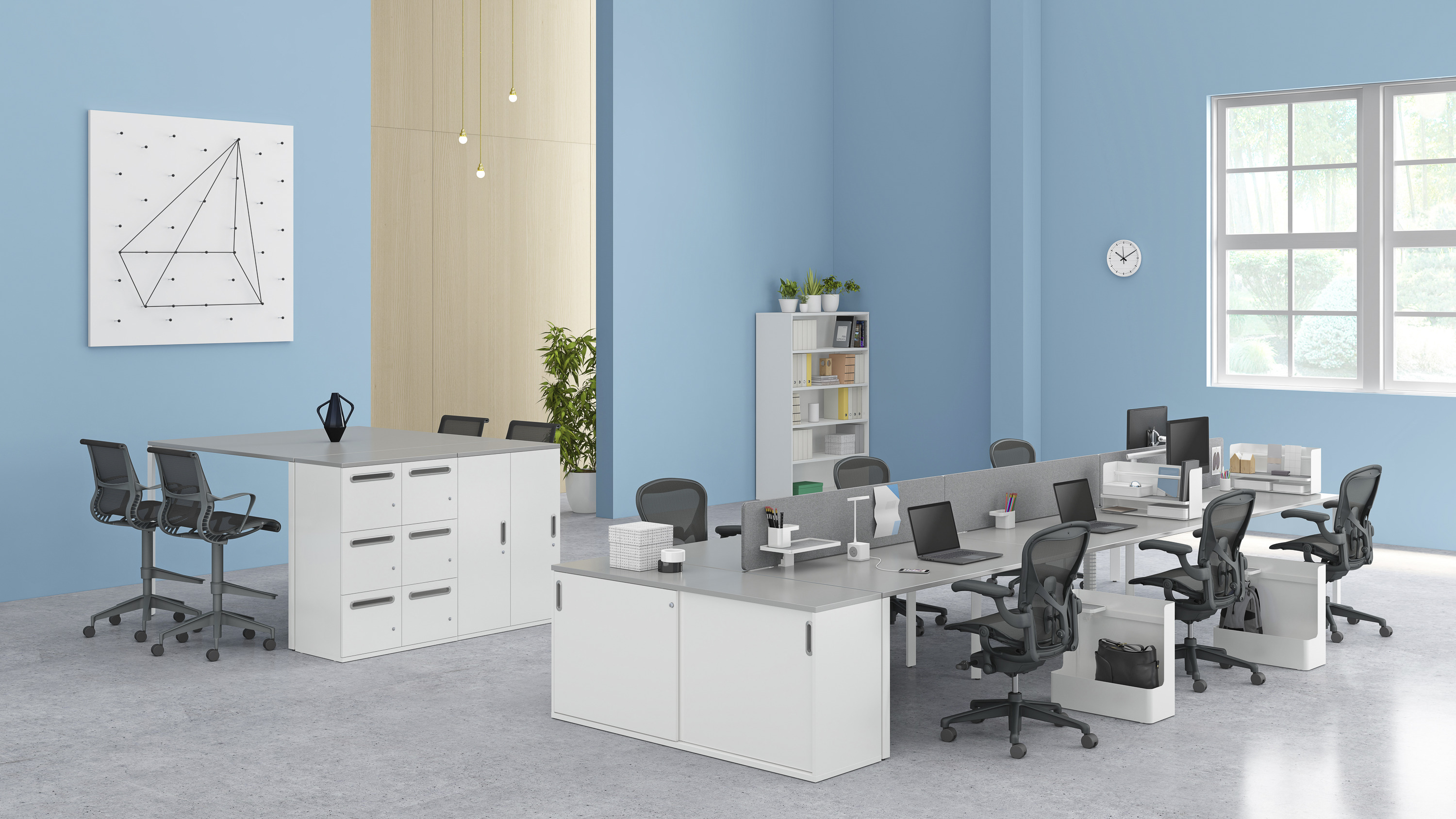 Open Modular office shelving PARAGRAPH | Office shelving Paragraph ...
