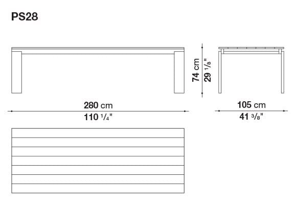 PARALLEL STRUCTURE 桌子 By B&B Italia | design Michael Anastassiades