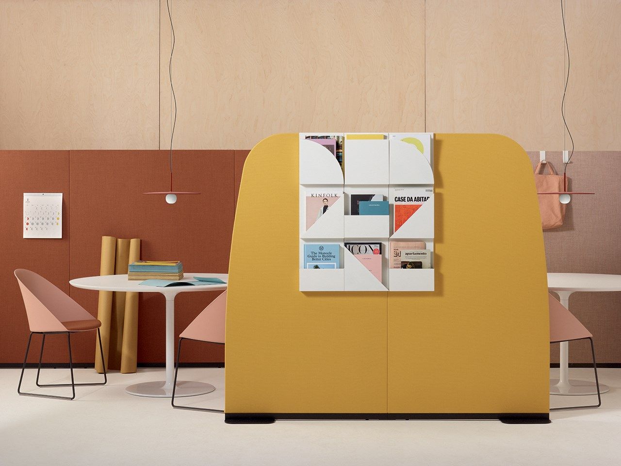 PARAVAN MOOD | Magazine rack By arper design Lievore Altherr