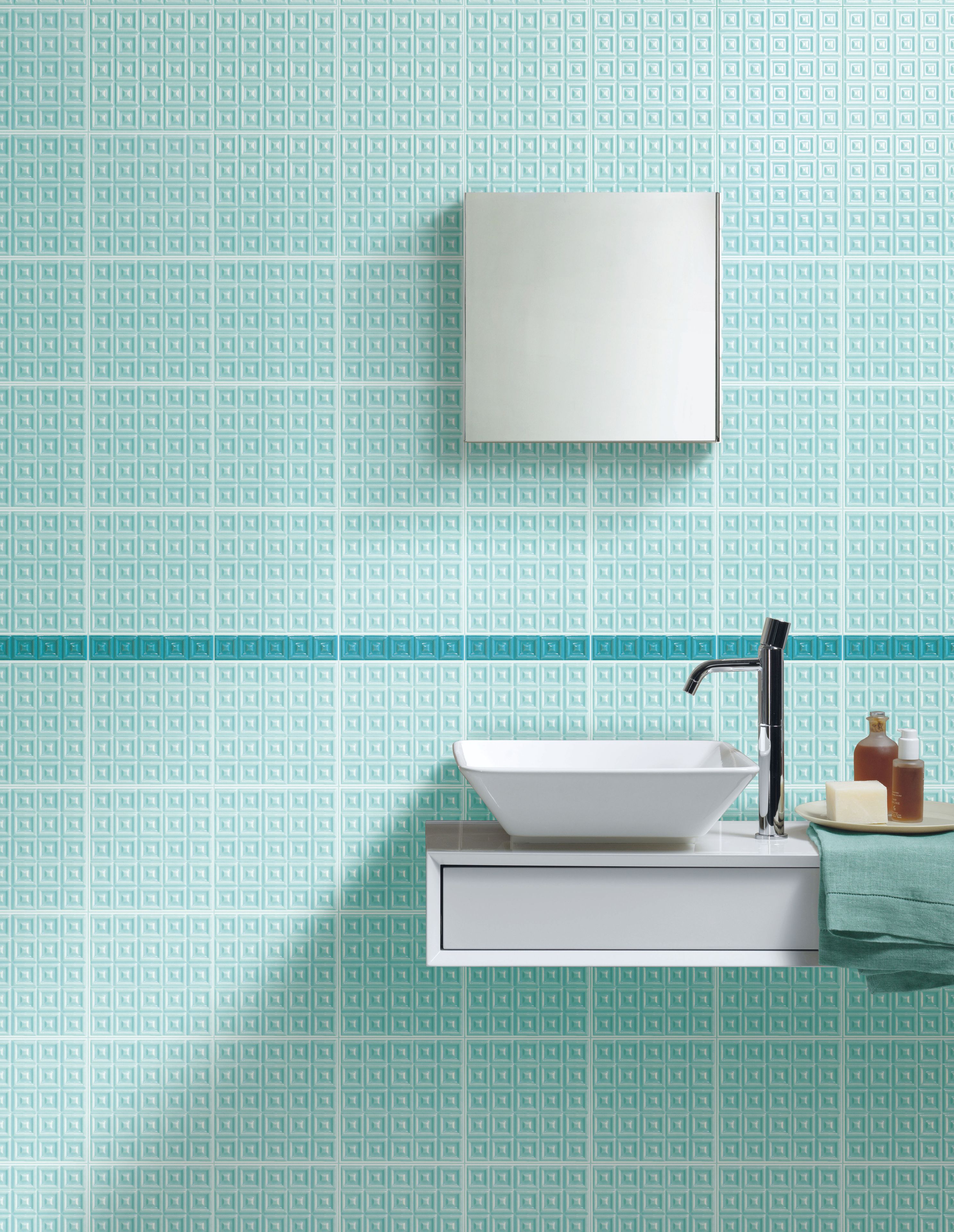 PARENTESI QUADRA | Piastrelle con superficie tridimensionale By Cerasarda