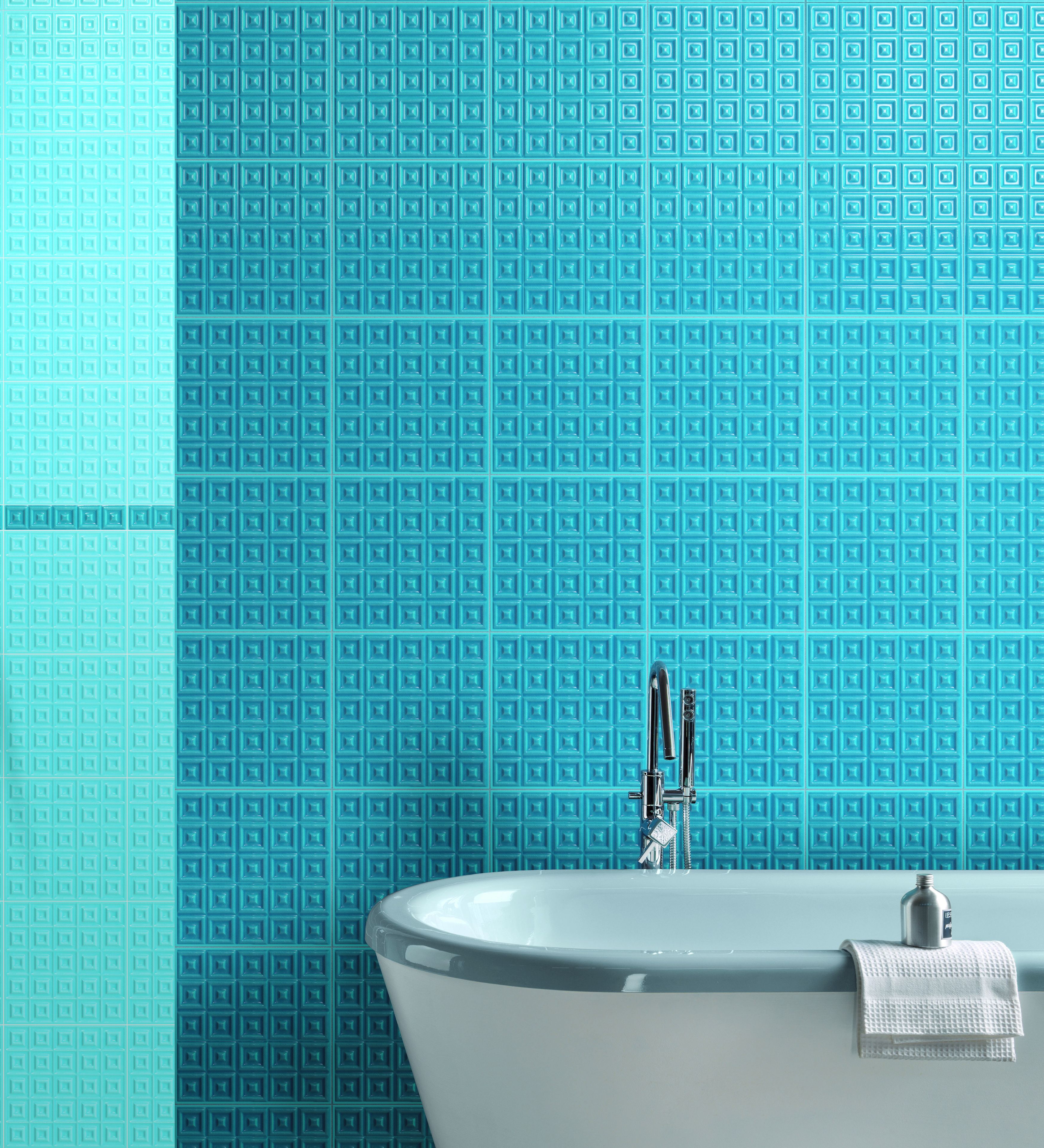 PARENTESI QUADRA | Piastrelle con superficie tridimensionale By Cerasarda