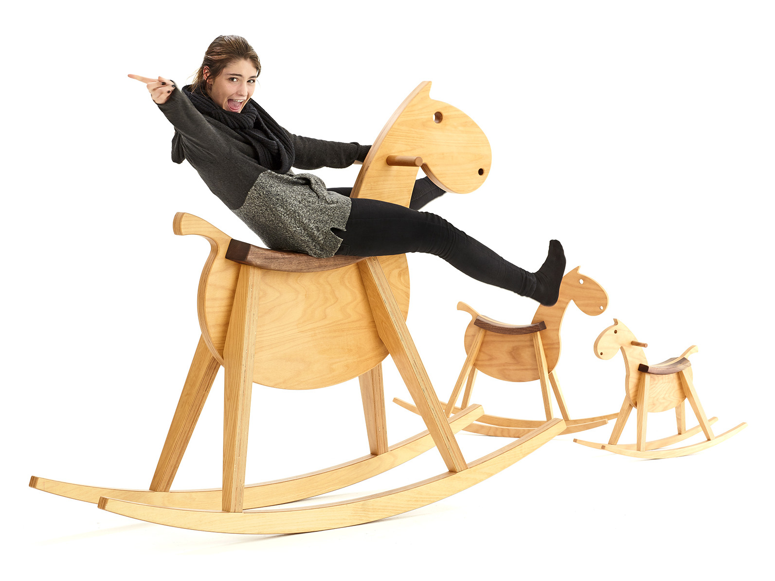 PARIPA BIG-KID | Cavallo a dondolo Cavallo a dondolo in legno By sixay ...