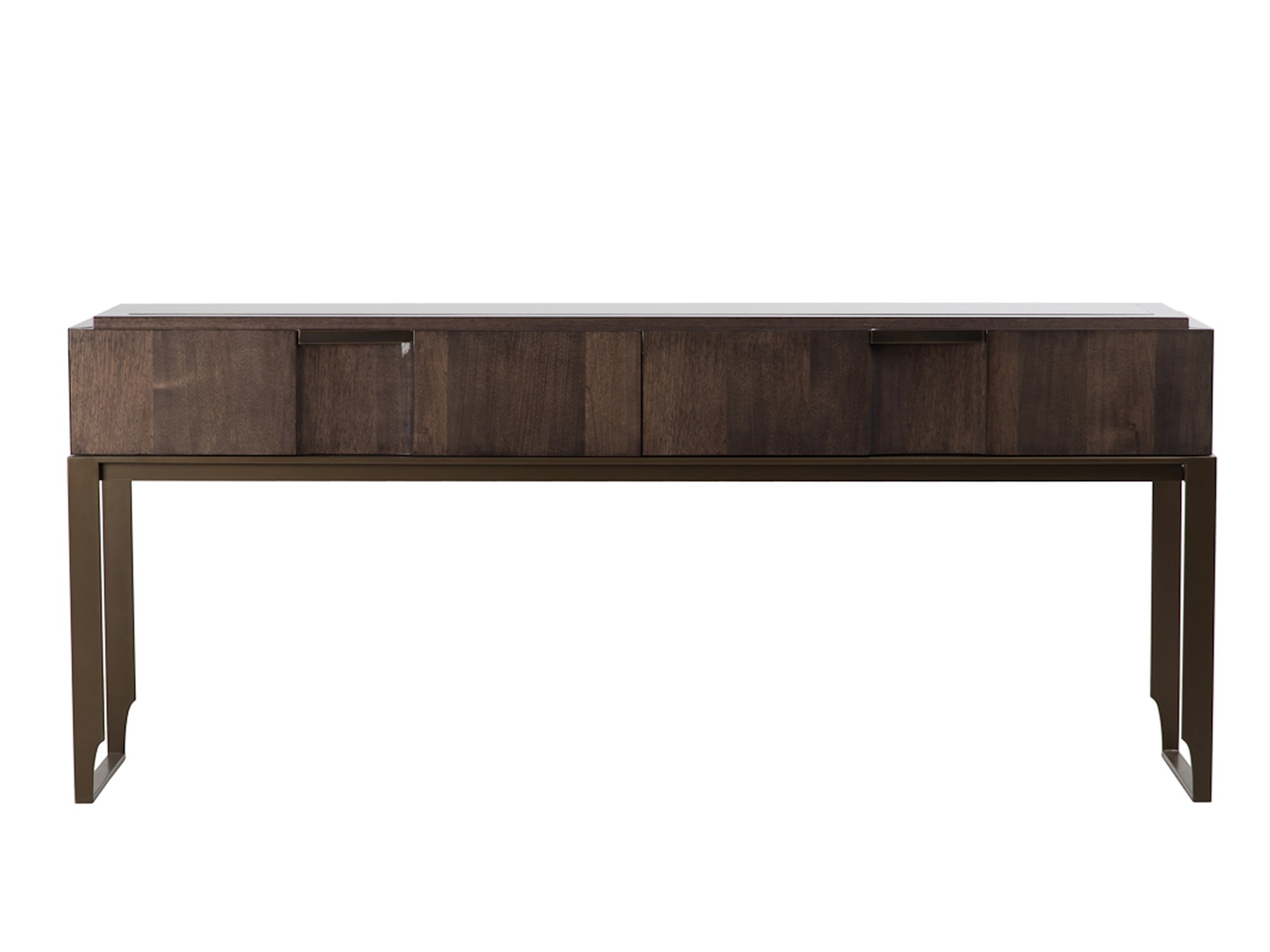 PARIS Wooden console table with drawers By HUGUES CHEVALIER