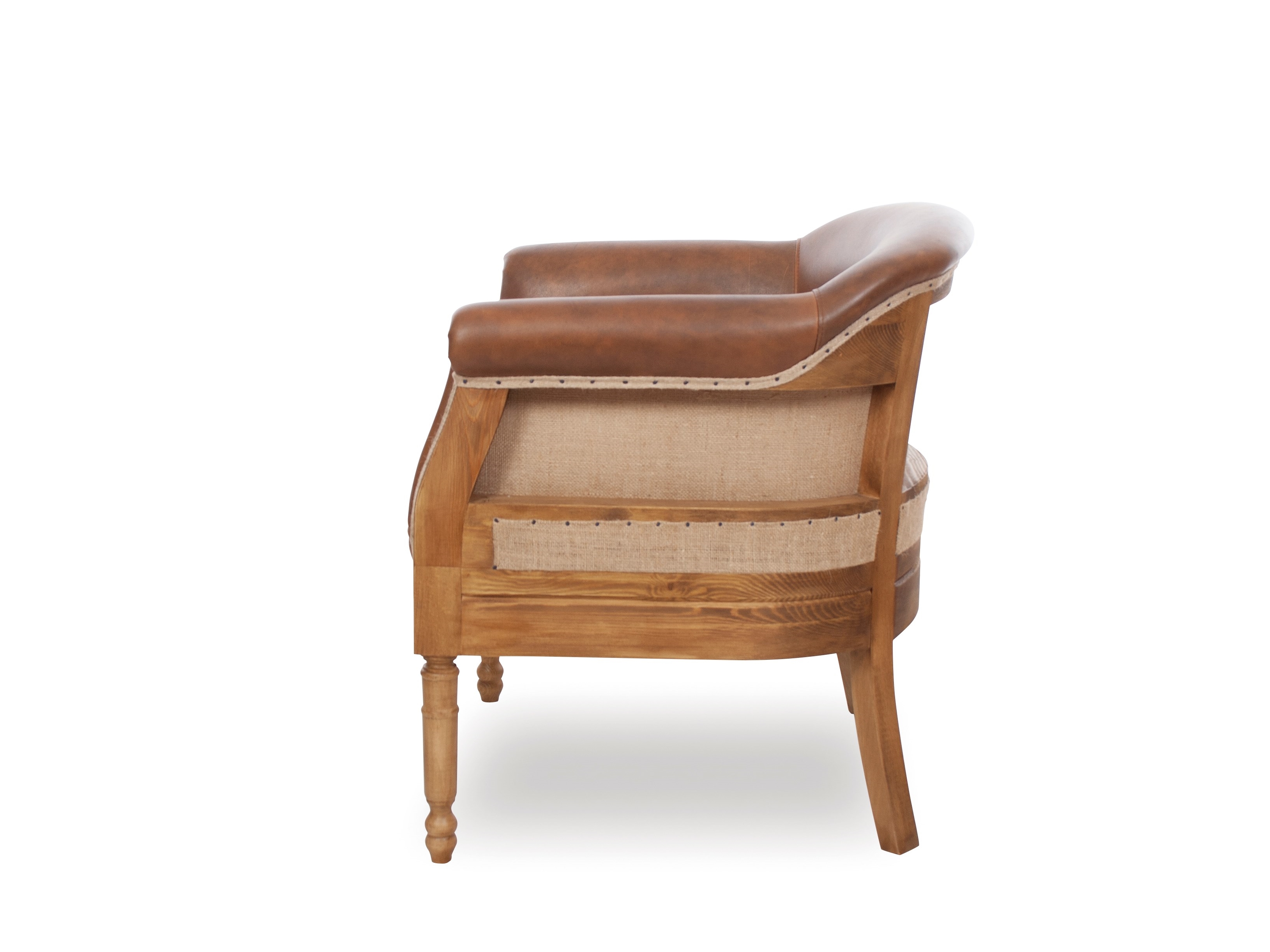 PARIS LOW ESSENCE | Leather easy chair By Crearte Collections