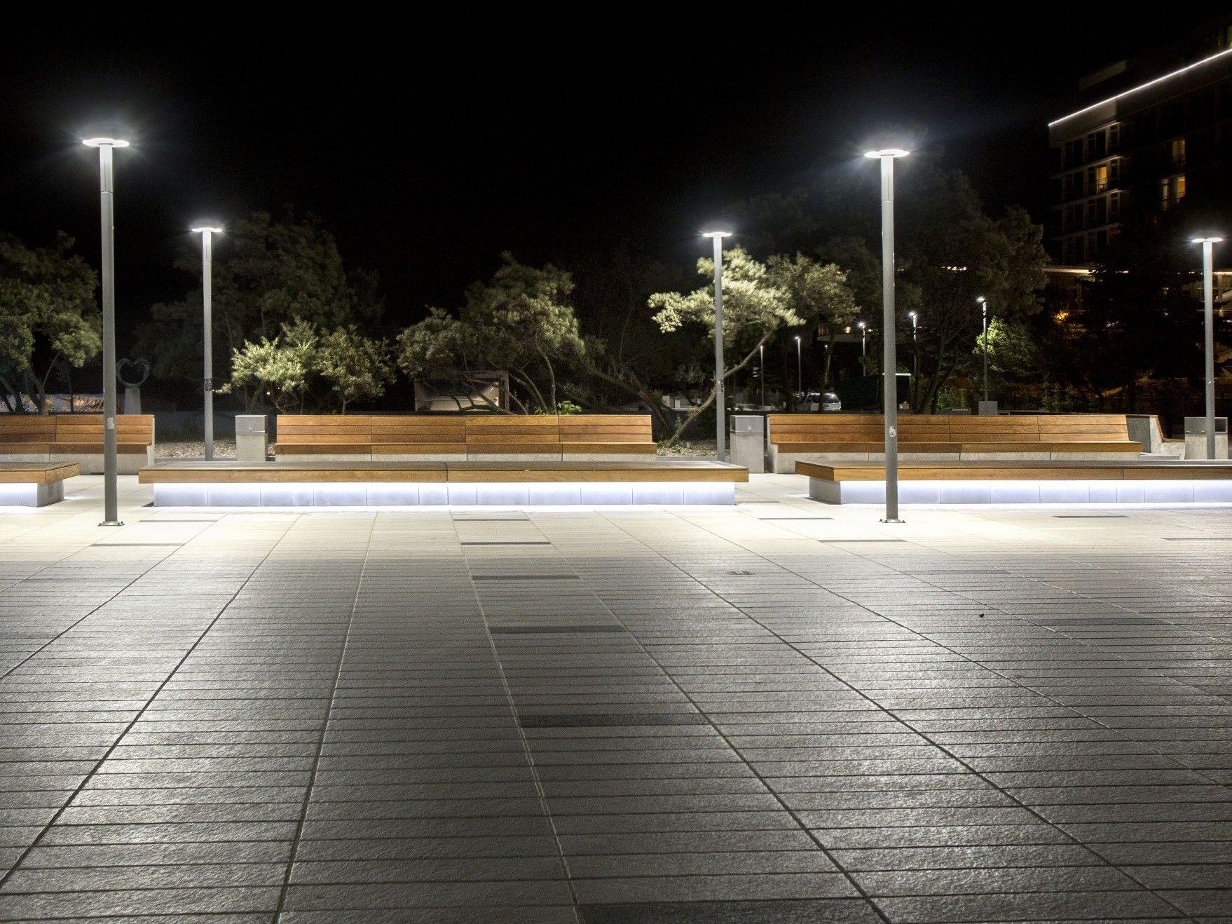 Lampione stradale a LED in alluminio pressofuso PARK FLOWER By ES-SYSTEM