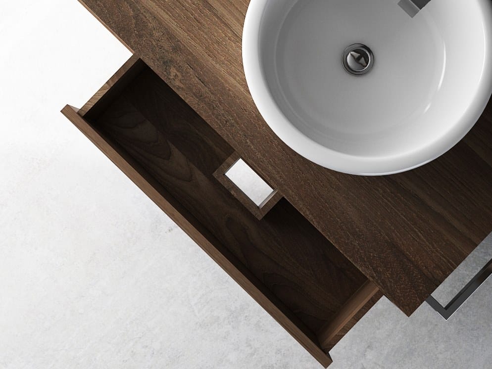 PARKER | Vanity unit with drawers By KARPENTER design Hugues Revuelta