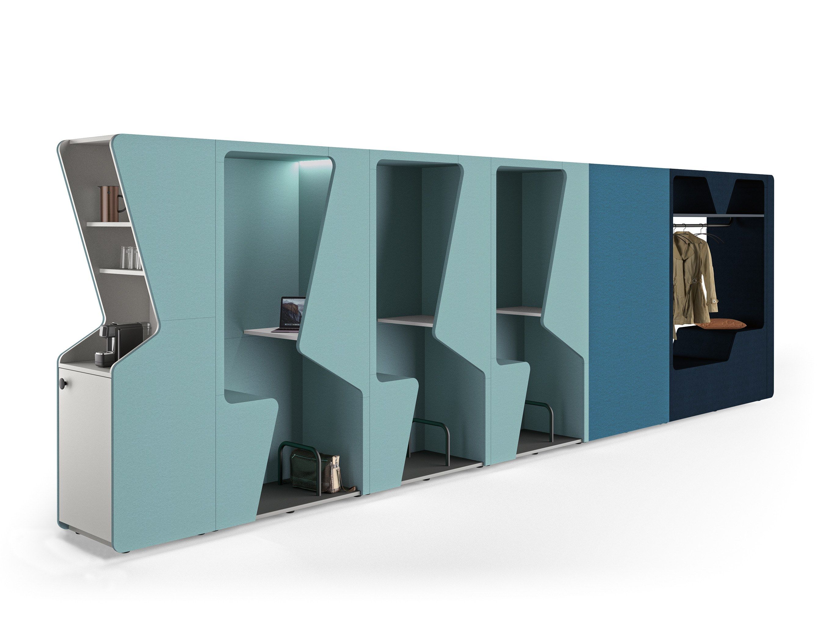 PARKOUR | Office coat rack By werner works design Kinzo