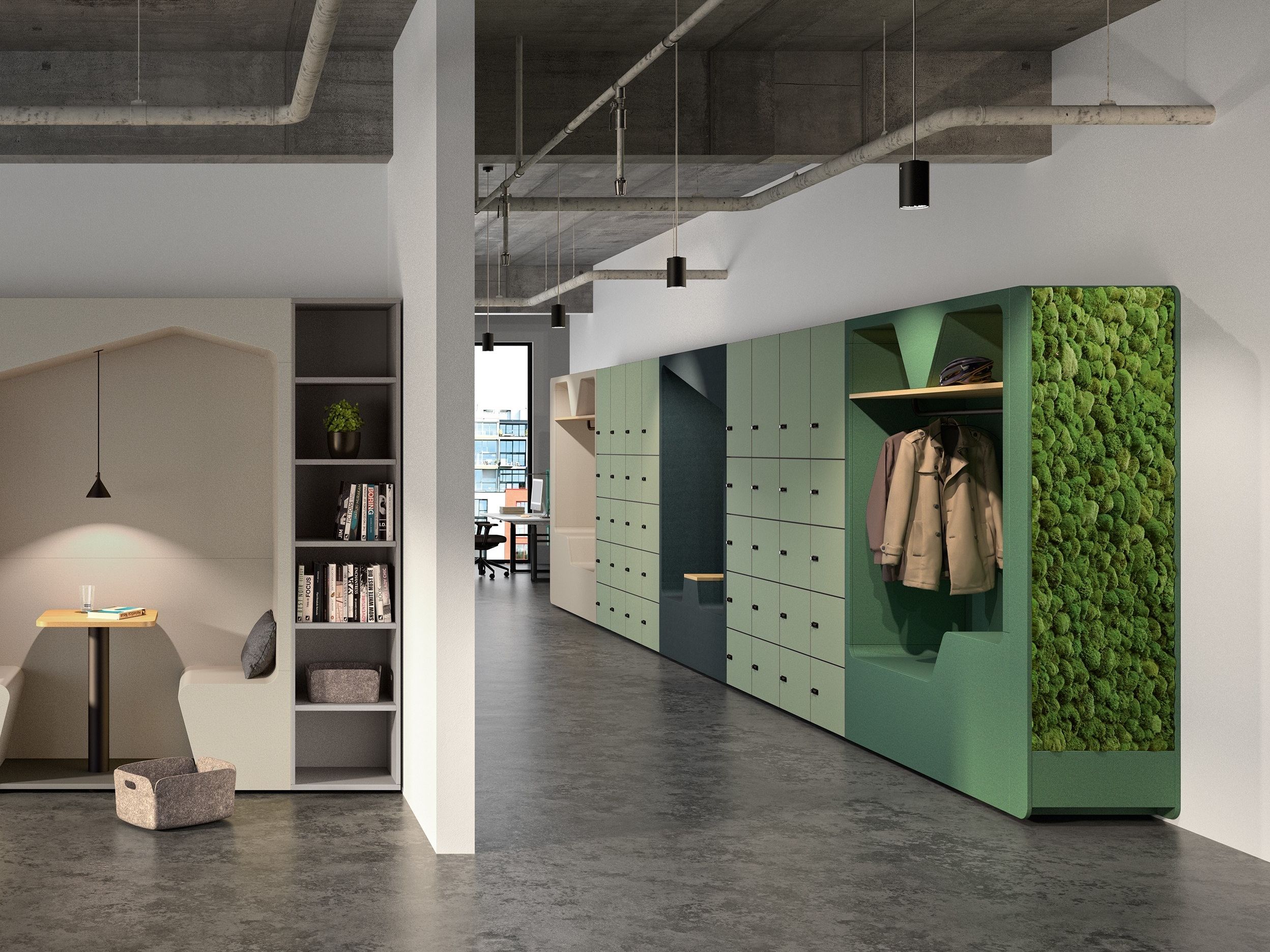 PARKOUR | Office coat rack By werner works design Kinzo